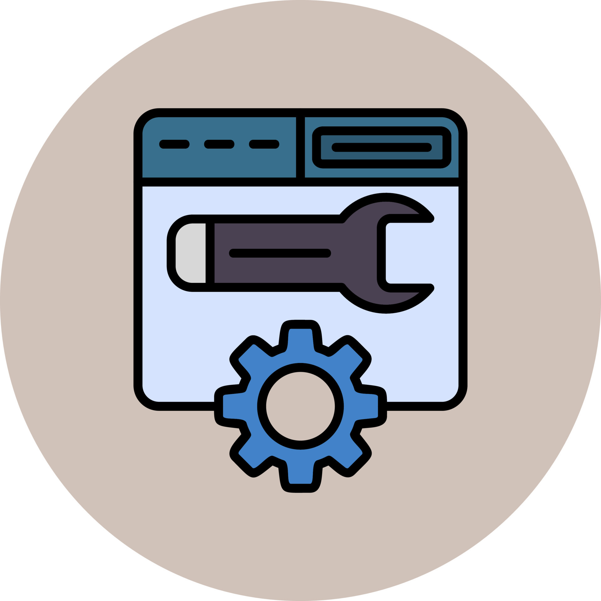 web servicios vector icono 20429430 Vector en Vecteezy