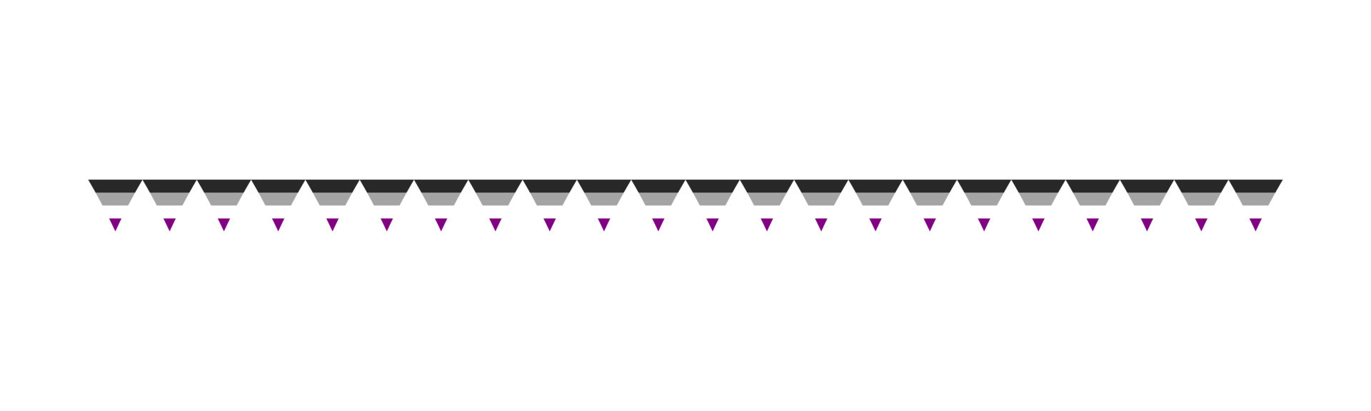 Asexual Flag Garland Pride Month Bunting Simple Vector Graphics 20434727 Vector Art At Vecteezy