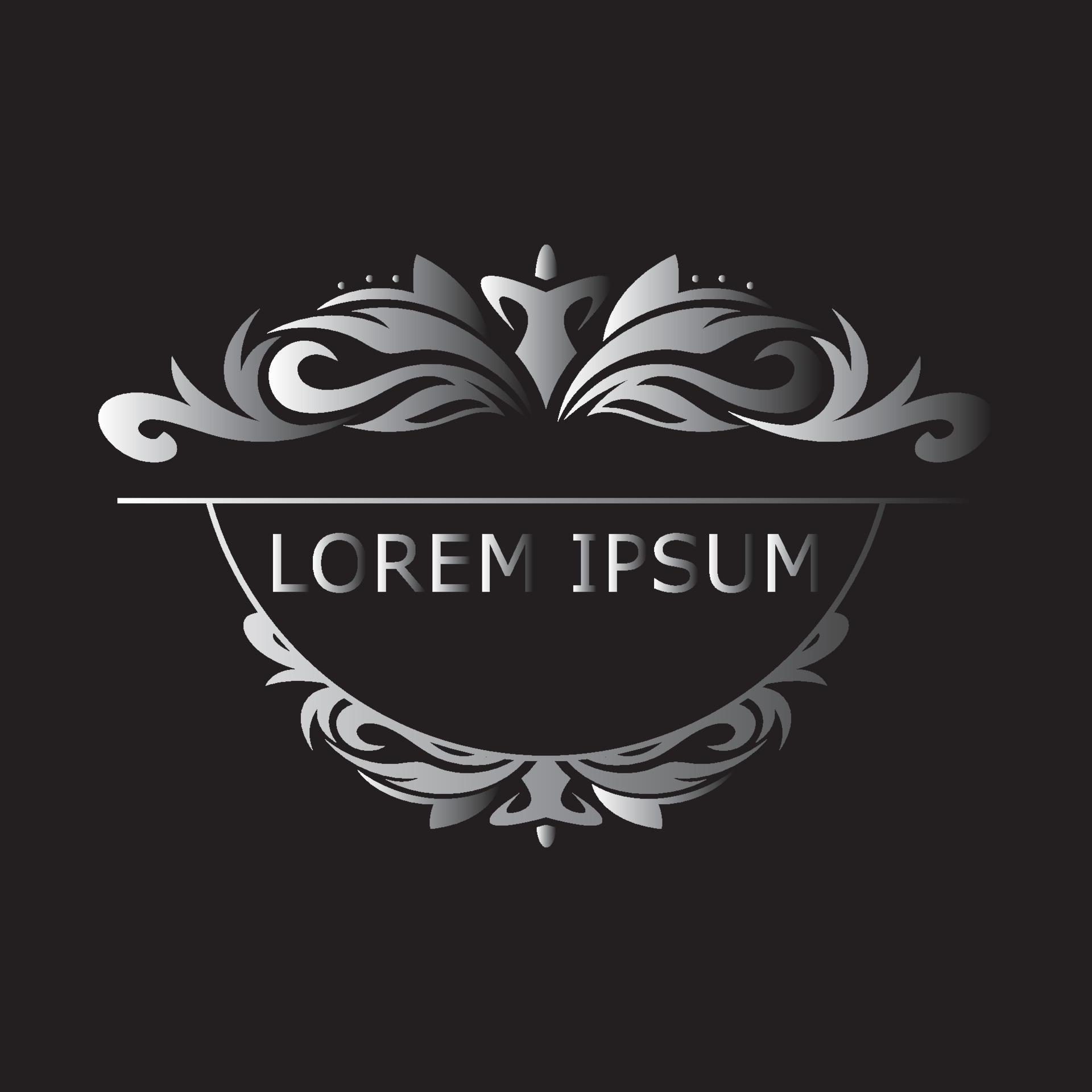 Luxury Logo template flourishes elegant ornament Fashion vector ...