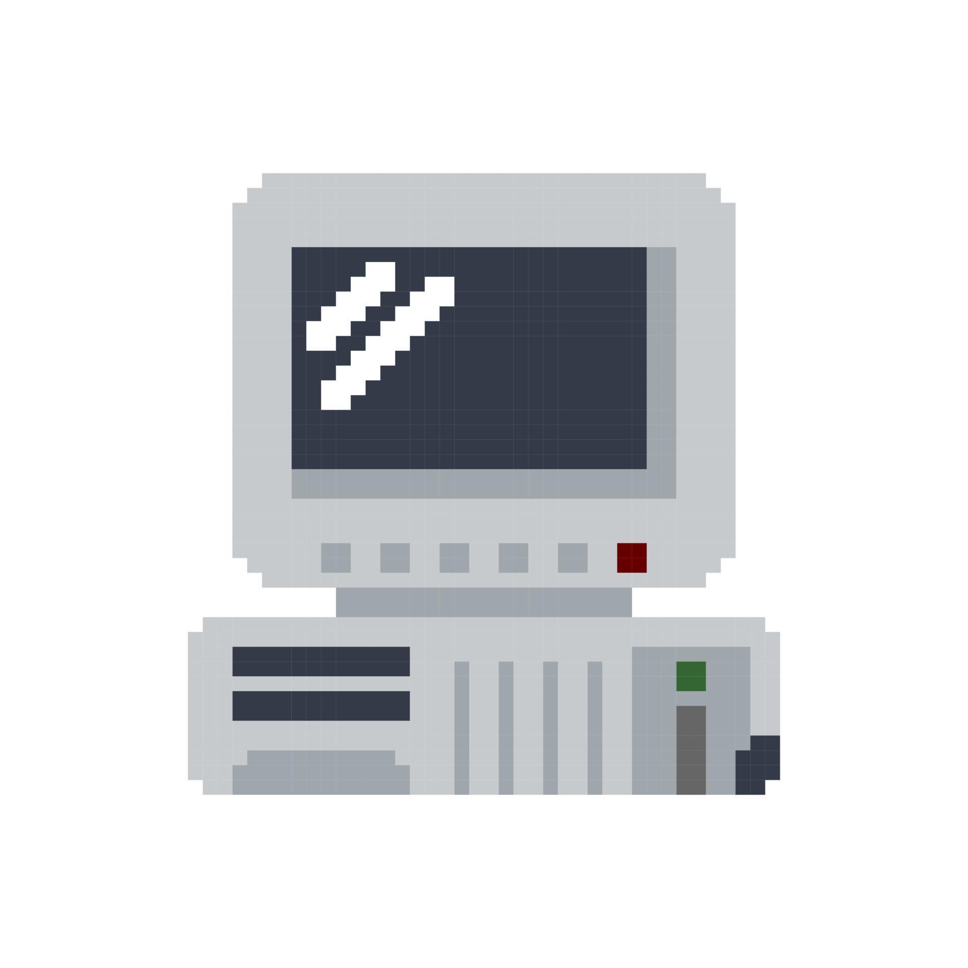 Pixel art retro computer 8 bit style isolated on white 20435621 Vector Art at Vecteezy