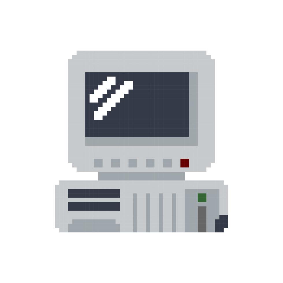 Pixel art retro computer 8 bit style isolated on white 20435621 Vector ... Pixel art retro computer 8 bit style isolated on white 20435621 Vector ...