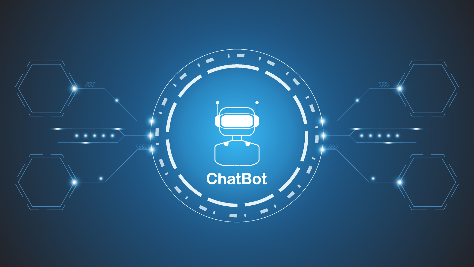 Chatbot Ai Artificial Intelligence Technology Hitech Concept Chatbot Application Smart Bot