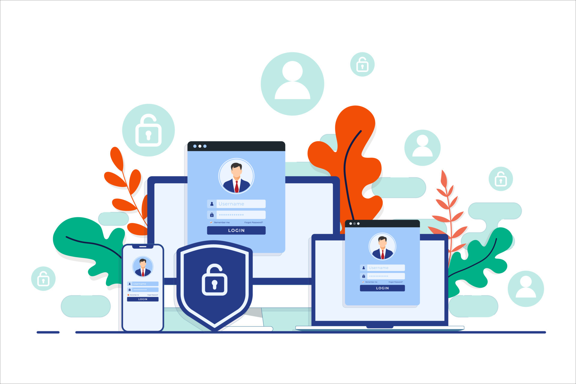 Online Registration Or Sign Up User Interface Screen On Laptop Desktop Computer Smartphone