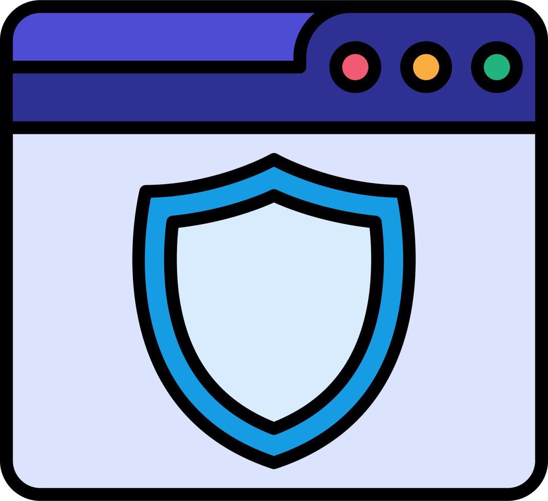 Browser Shield Vector Icon 20443338 Vector Art at Vecteezy