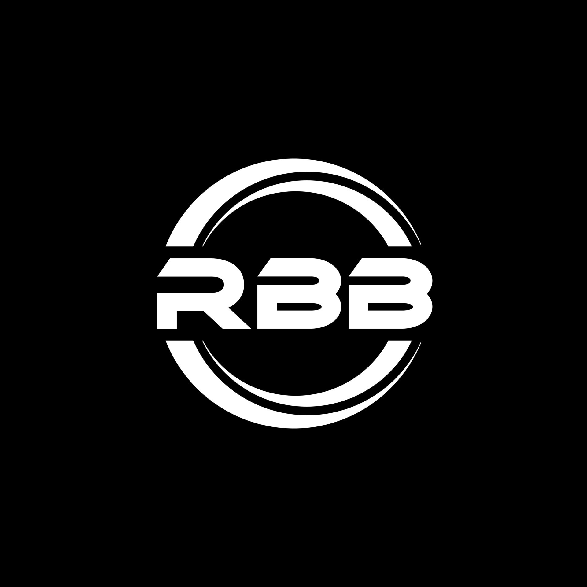 diseño de logotipo de letra rbb en ilustración. logotipo vectorial, diseños de caligrafía para ...