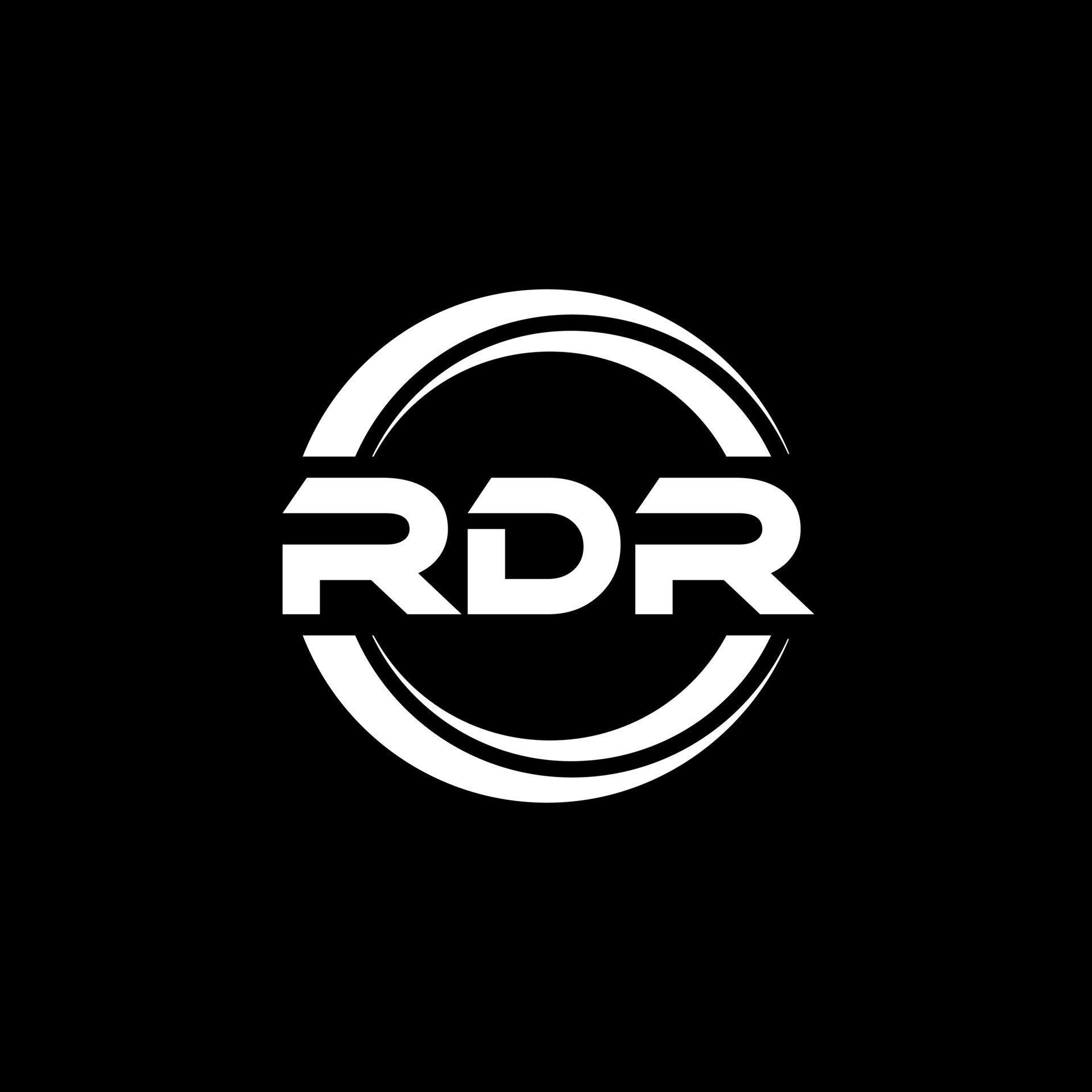 Rdr Letter Logo Design In Illustration Vector Logo Calligraphy Designs For Logo Poster