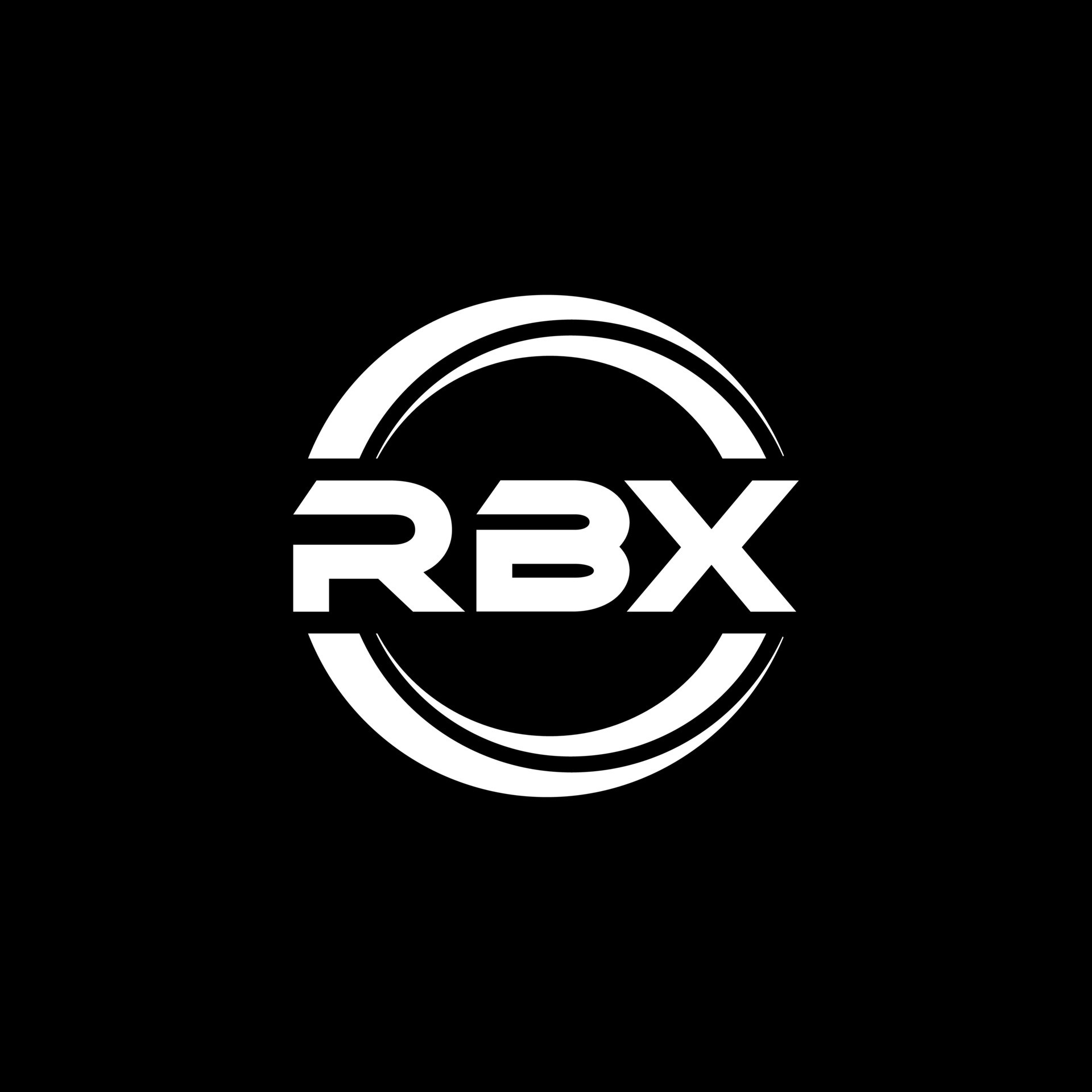 rbx letra logo diseño en ilustración. vector logo, caligrafía diseños para logo, póster ...