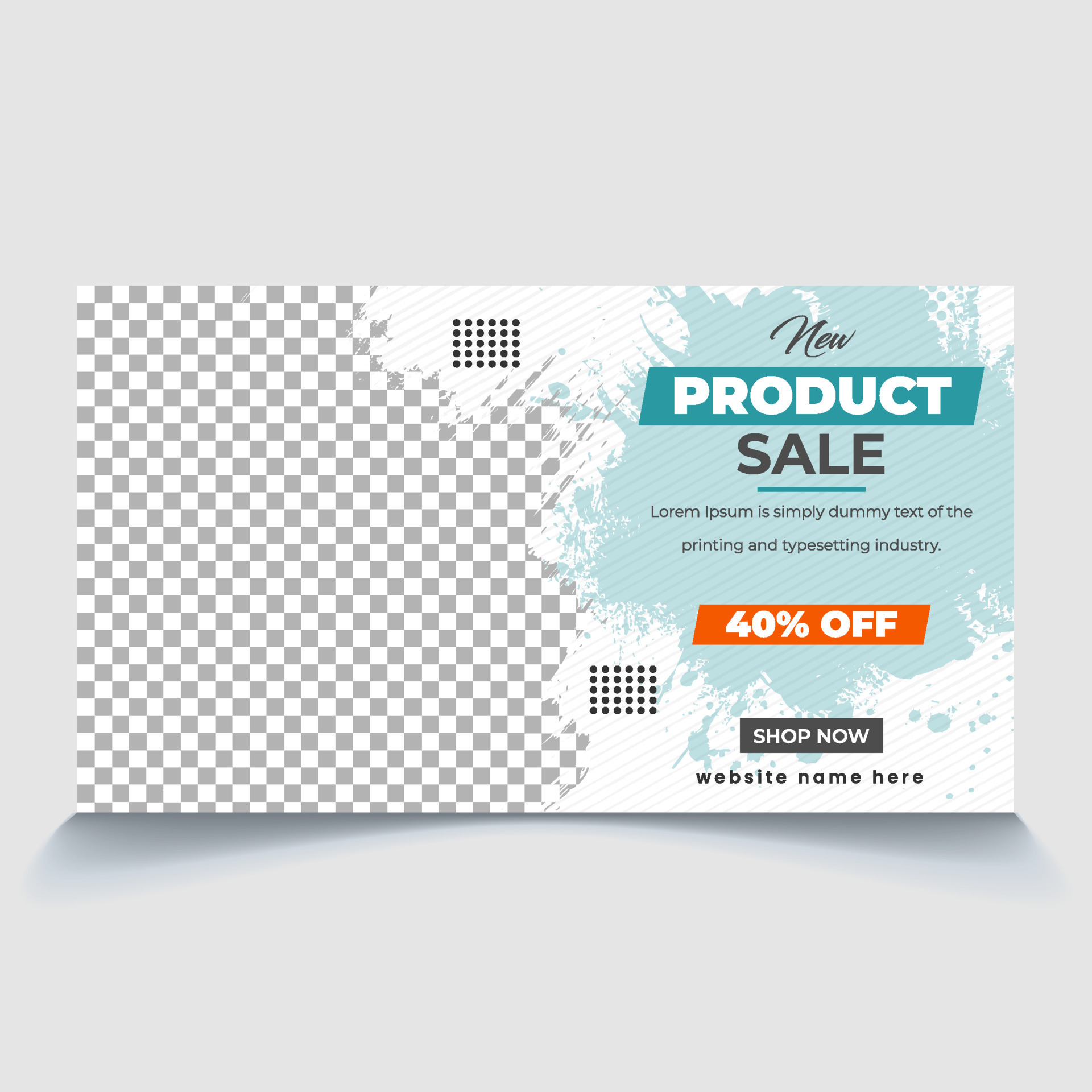 New Summer Collection Mega Sale Offers Web Thumbnail Design Vector Eps File 20454714 Vector Art