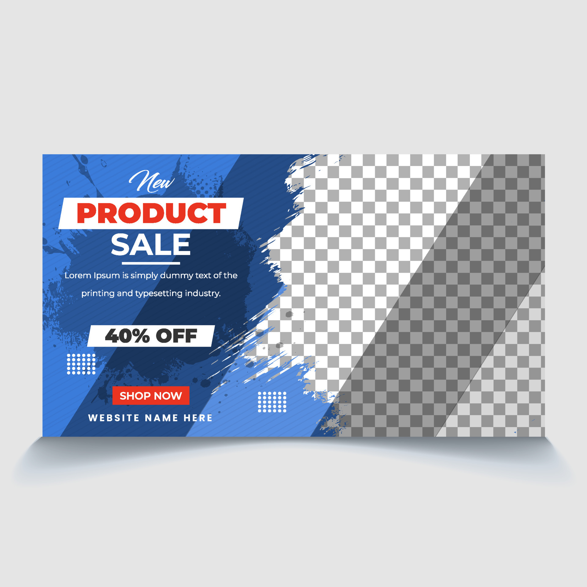 New Summer Collection Mega Sale Offers Web Thumbnail Design Vector Eps File 20454717 Vector Art