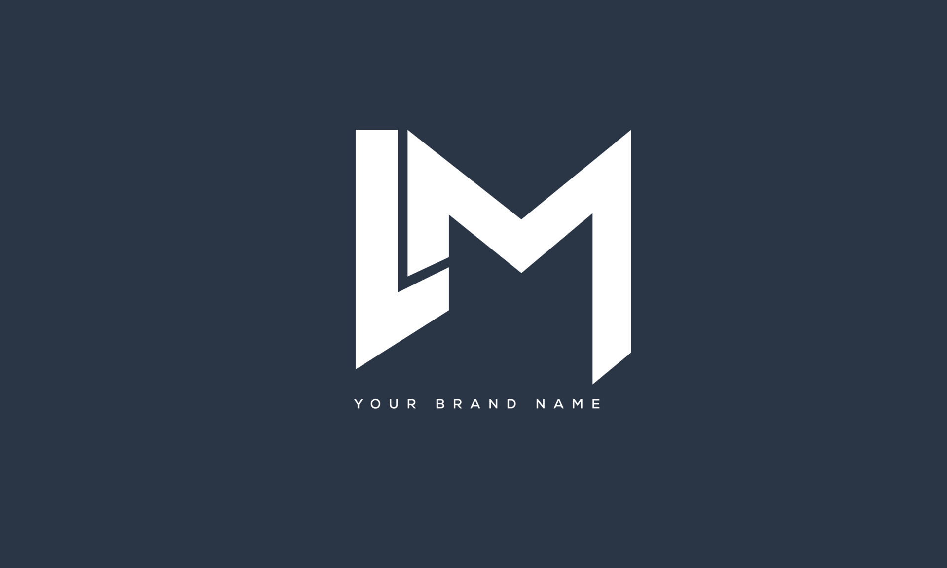 alfabeto letras iniciales monograma logo lm, ml, l y m 20456168 Vector en Vecteezy