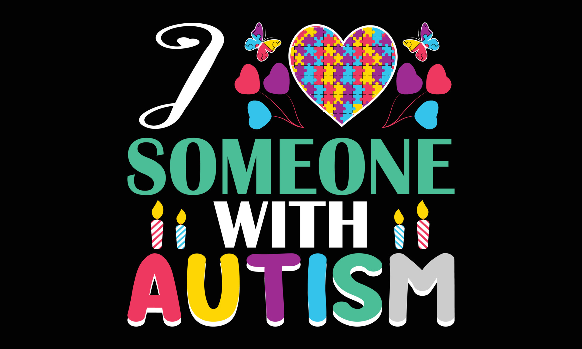 Happy Autism Awareness Day T Shirt Design 20456461 Vector Art At Vecteezy