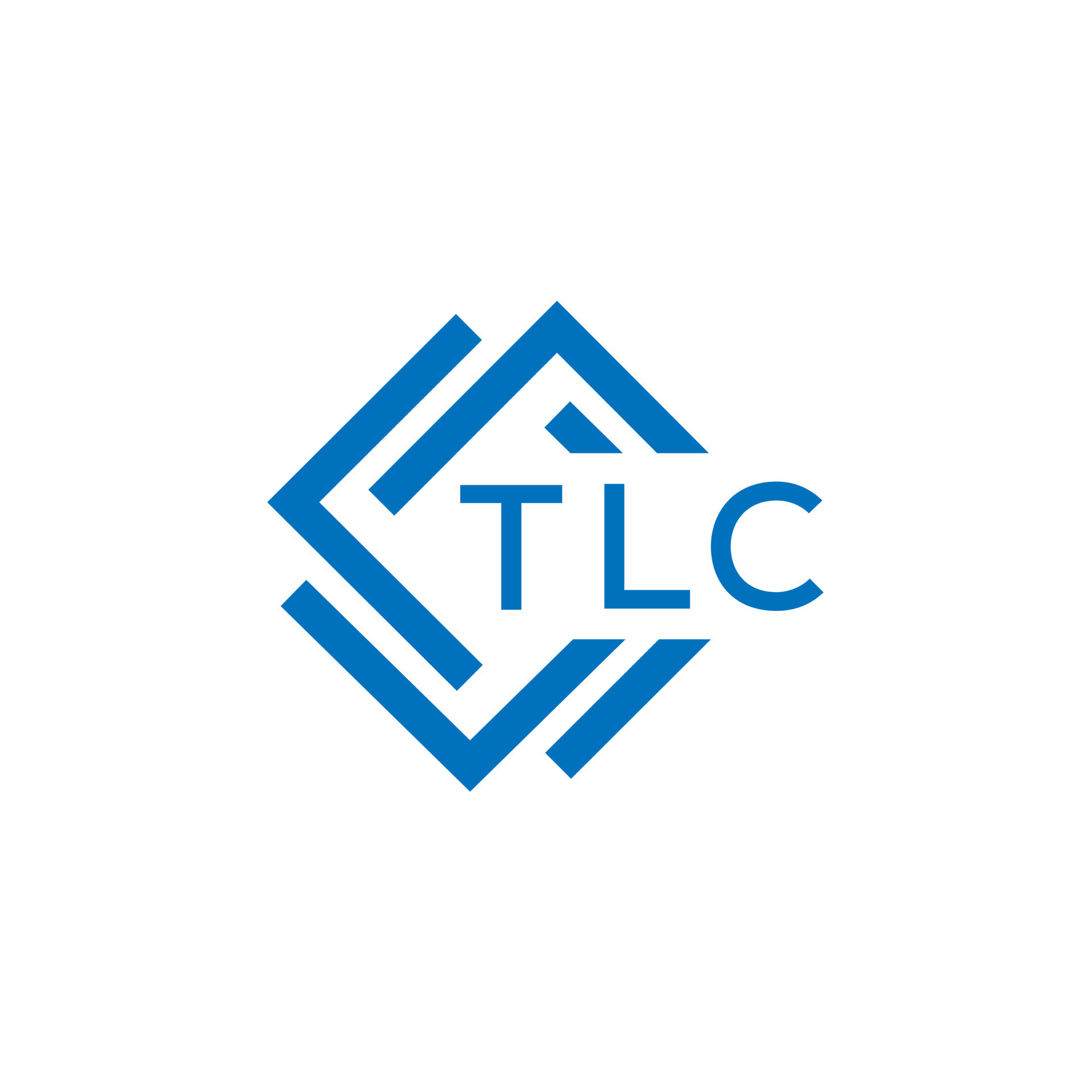TLC technology letter logo design on white background. TLC creative initials technology letter ...