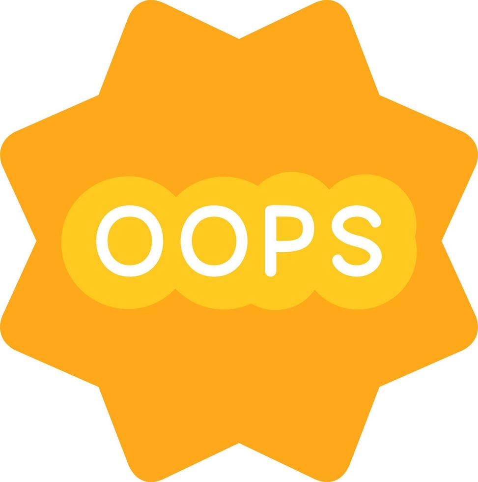 Oops Vector Icon 20462931 Vector Art at Vecteezy