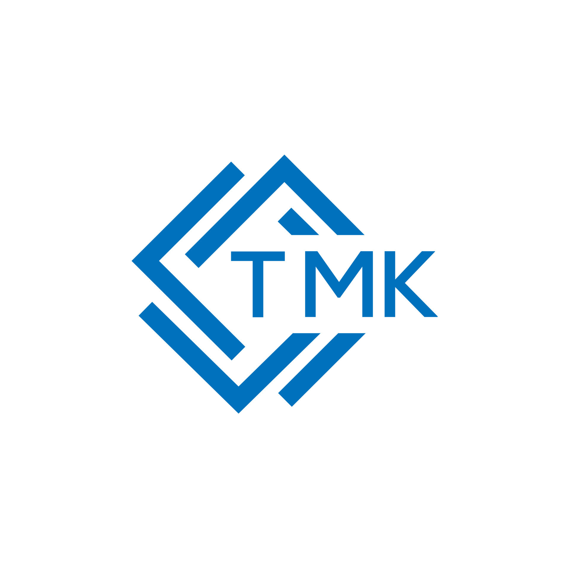 TMK technology letter logo design on white background. TMK creative initials technology letter ...