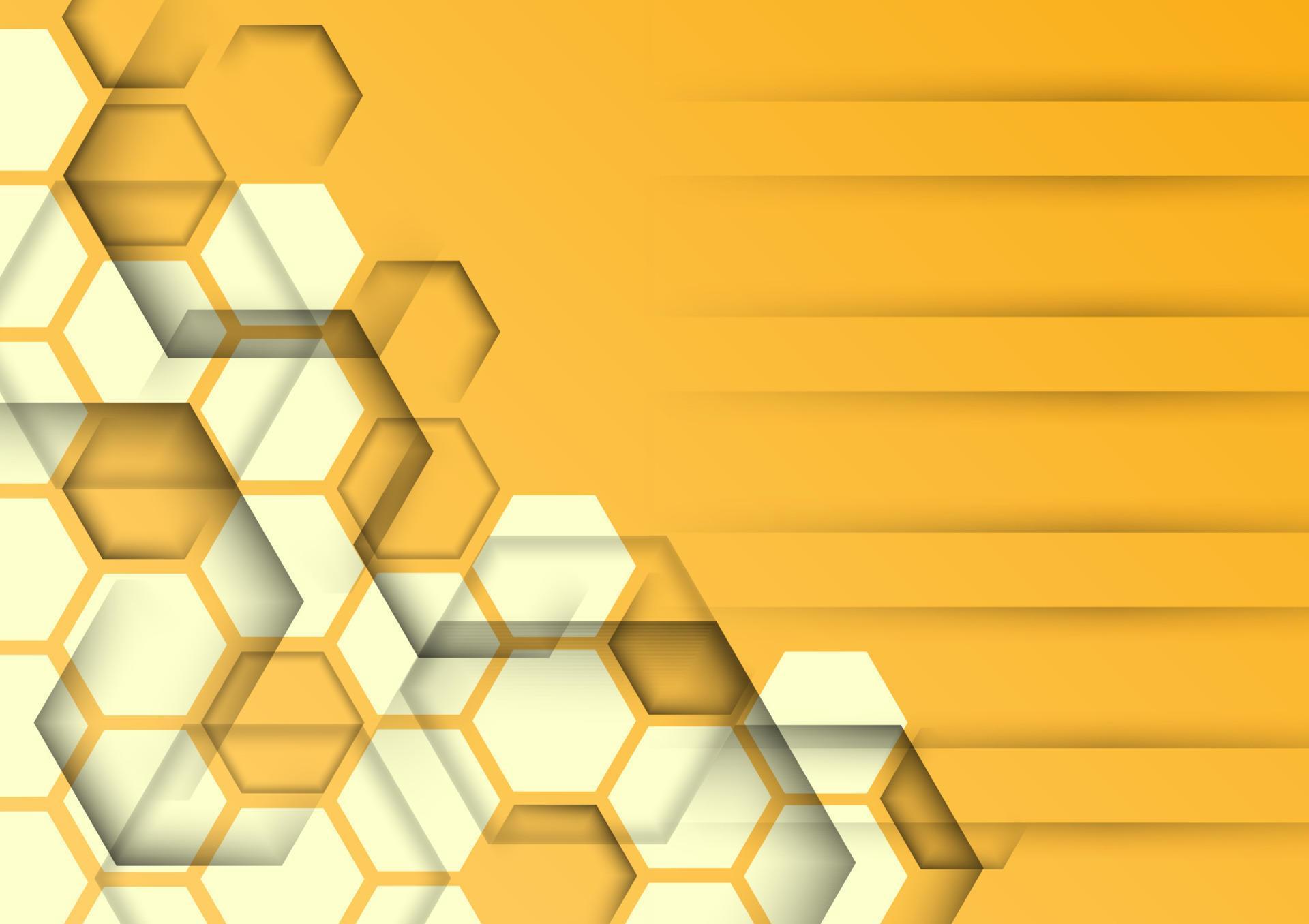 Hexagonal abstract background, hi-tech honeycomb texture, vector illustration 20469944 Vector ...