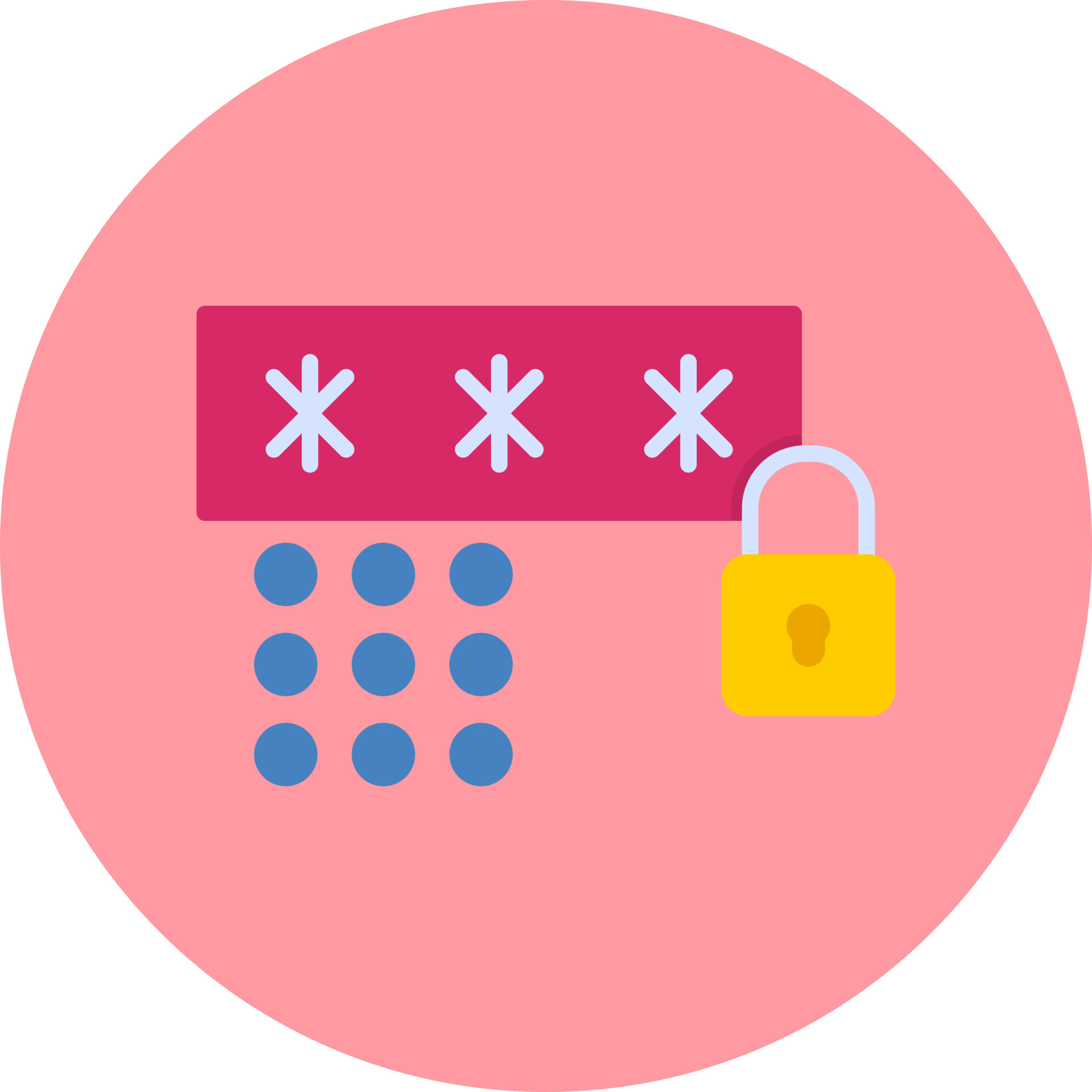 Passcode Vector Icon 20470873 Vector Art at Vecteezy