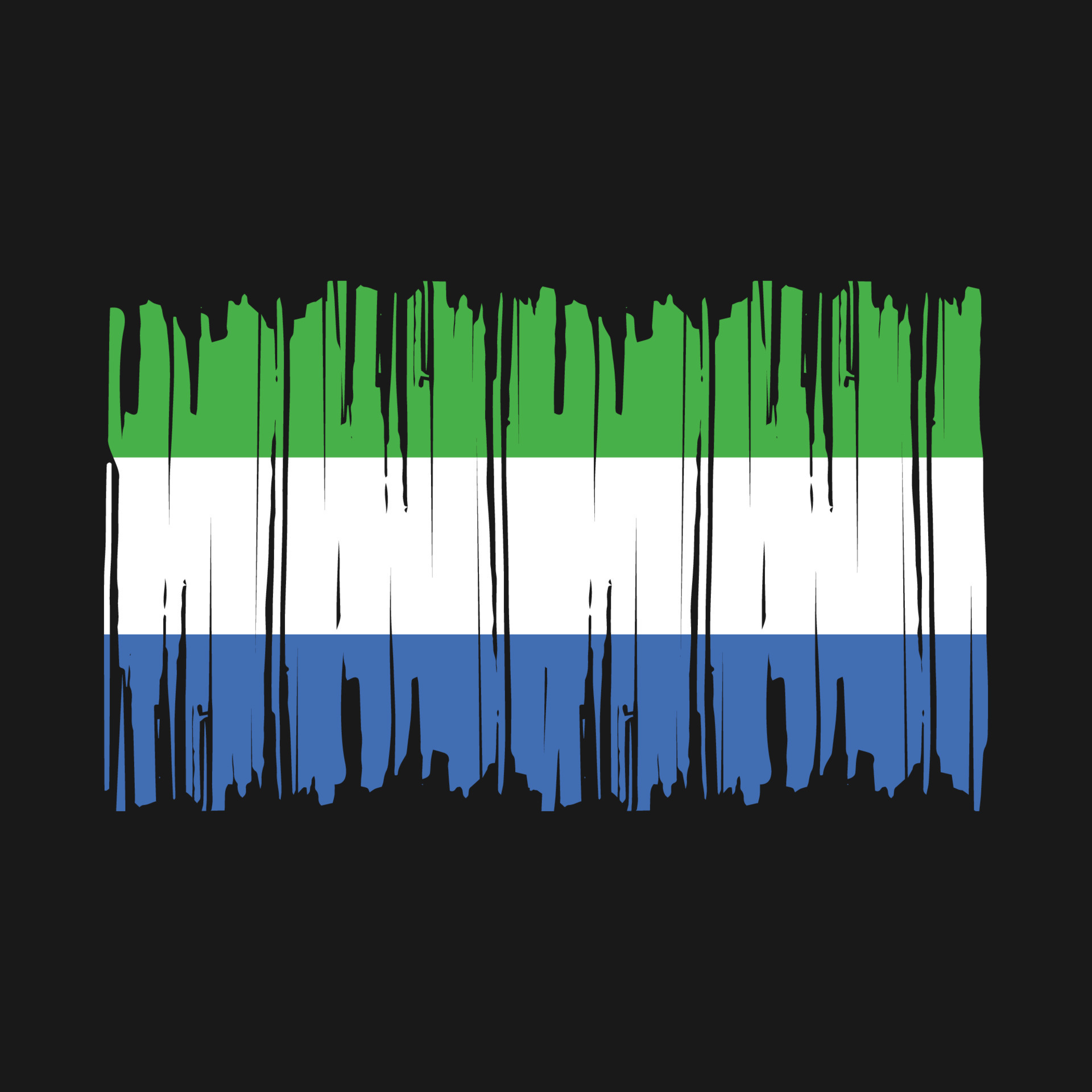 Sierra Leone Flag Brush Vector Illustration 20471996 Vector Art at Vecteezy