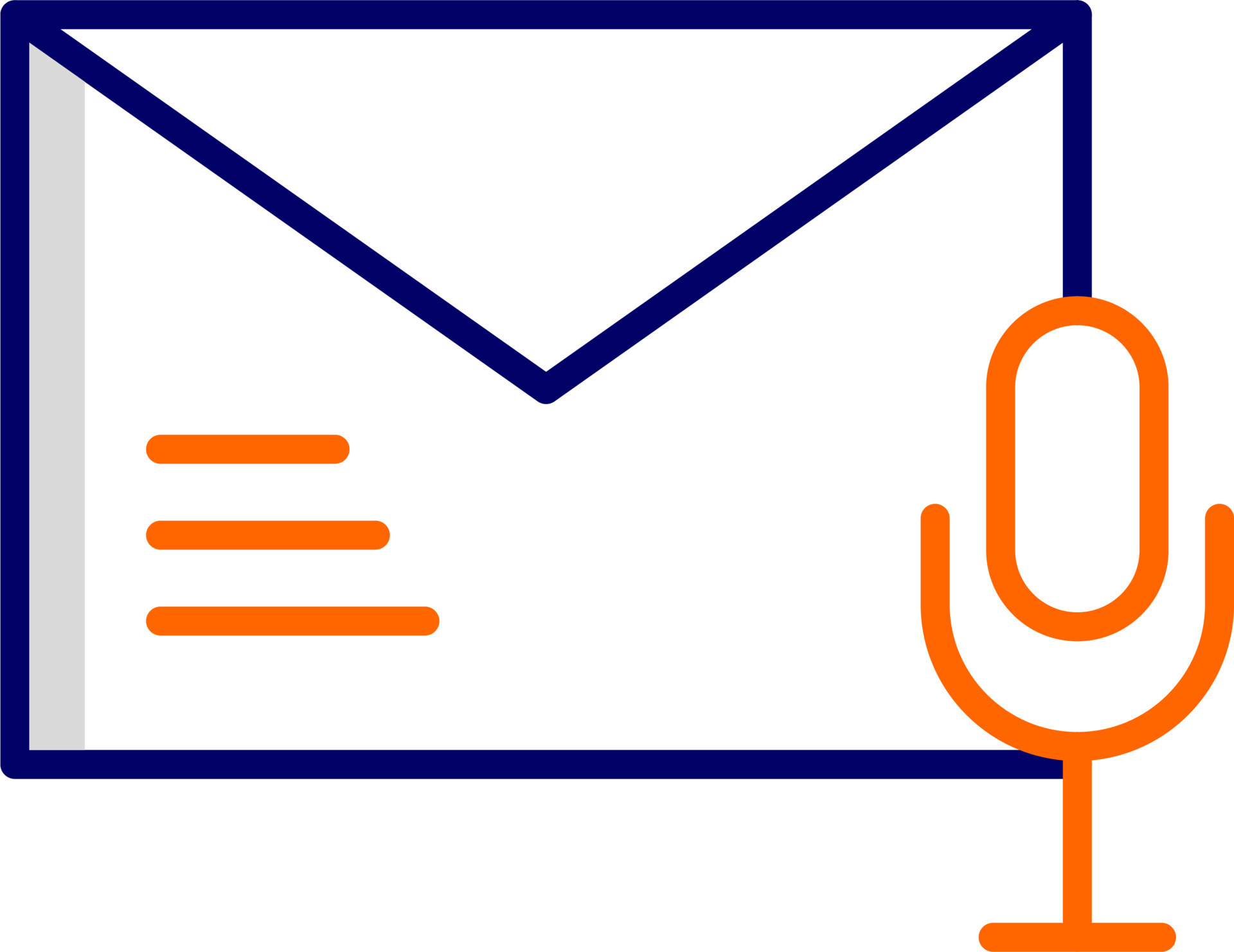 Voice Mail Vector Icon 20472508 Vector Art at Vecteezy