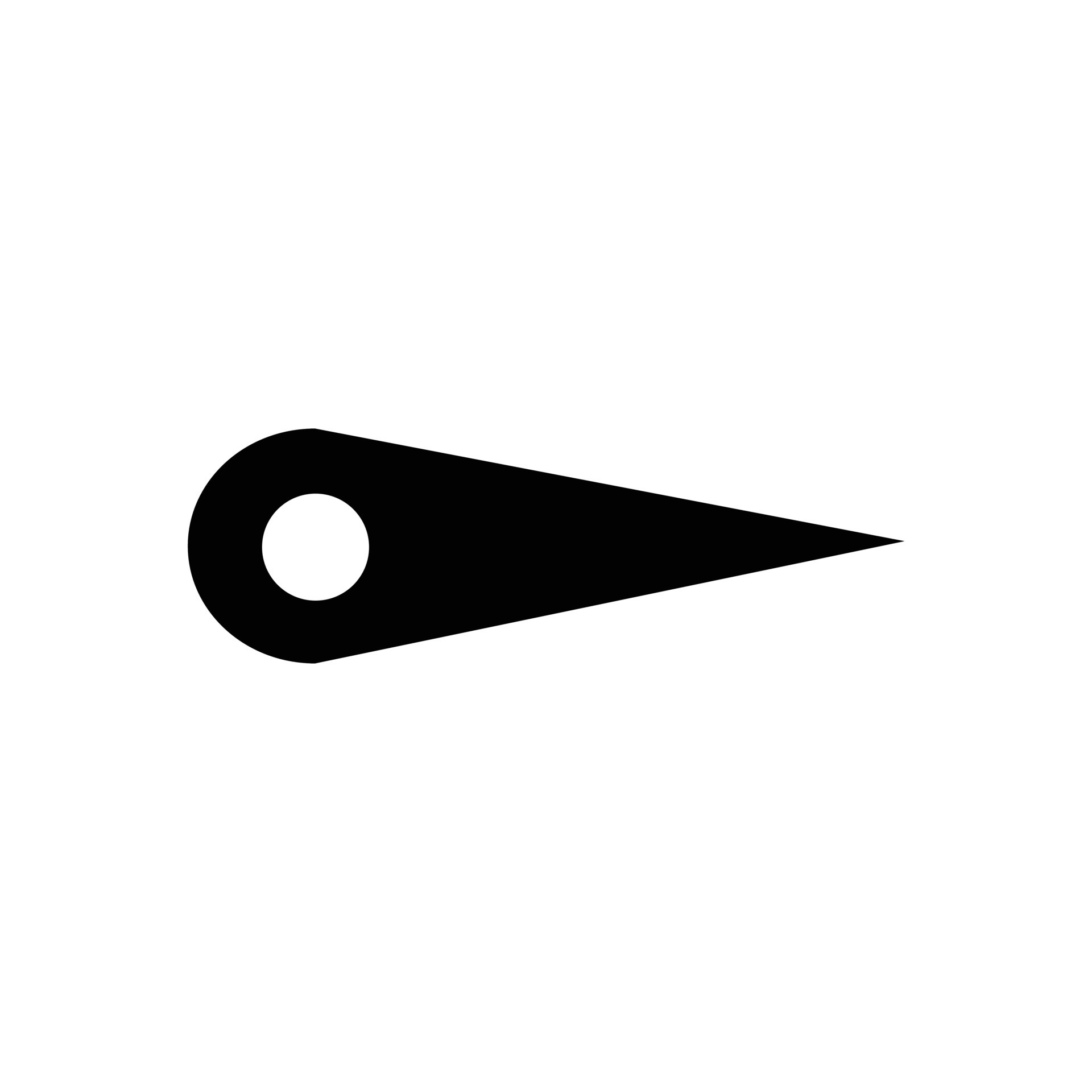 Symbol or icon of a pointer or direction pointer. Elements of hands ...