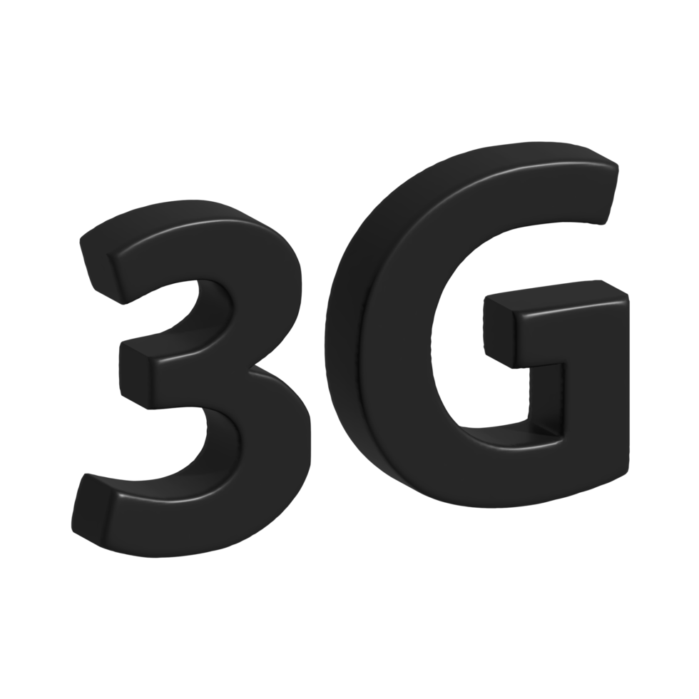 3d icono de 3g 20481206 PNG