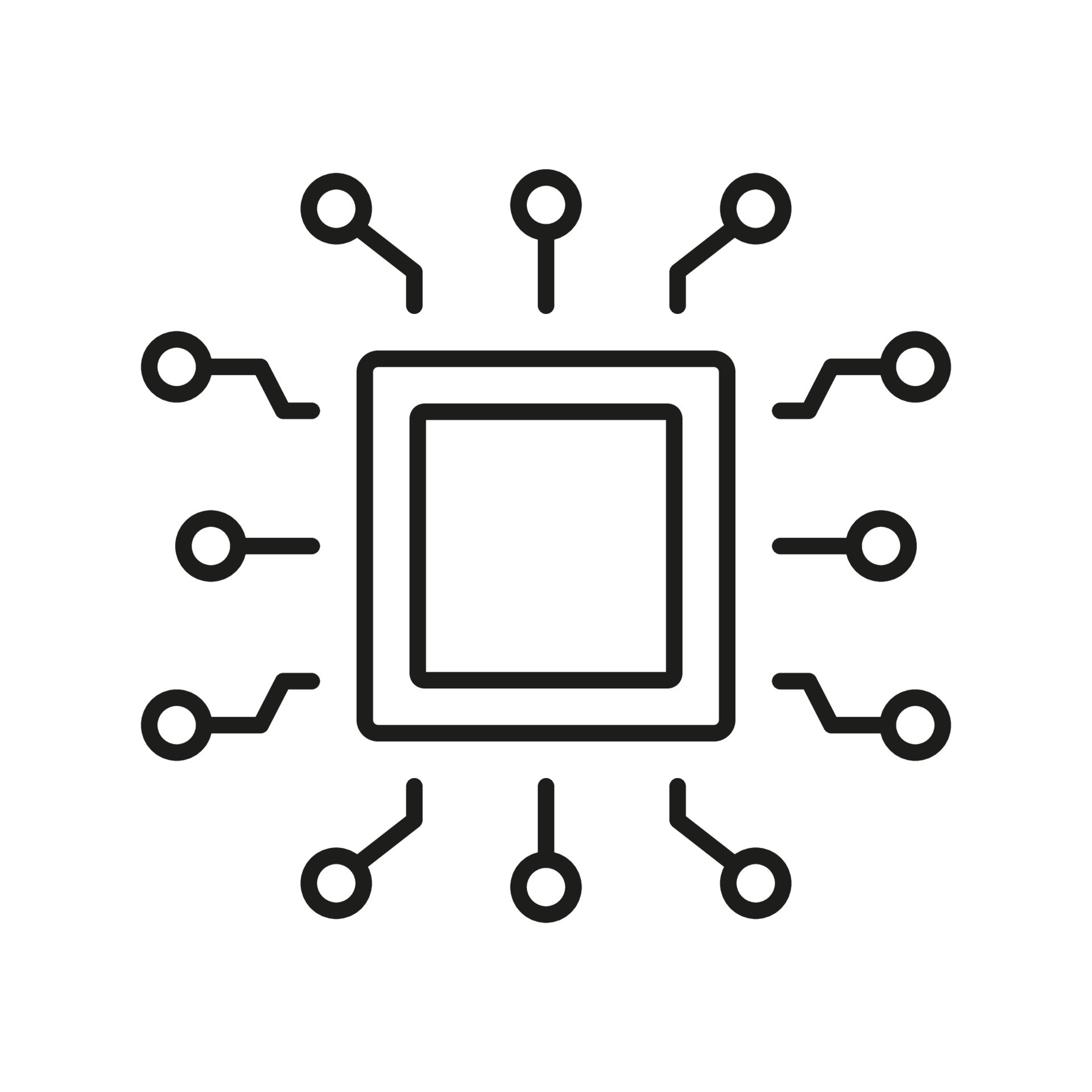 Micro Chip Digital Technology Line Icon. CPU Linear Pictogram ... Micro Chip Digital Technology Line Icon. CPU Linear Pictogram ...