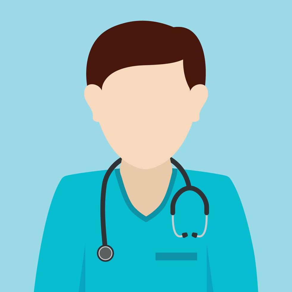 Paramedic Avatar Clipart Icon Vector Illustration For Doctor And Ners