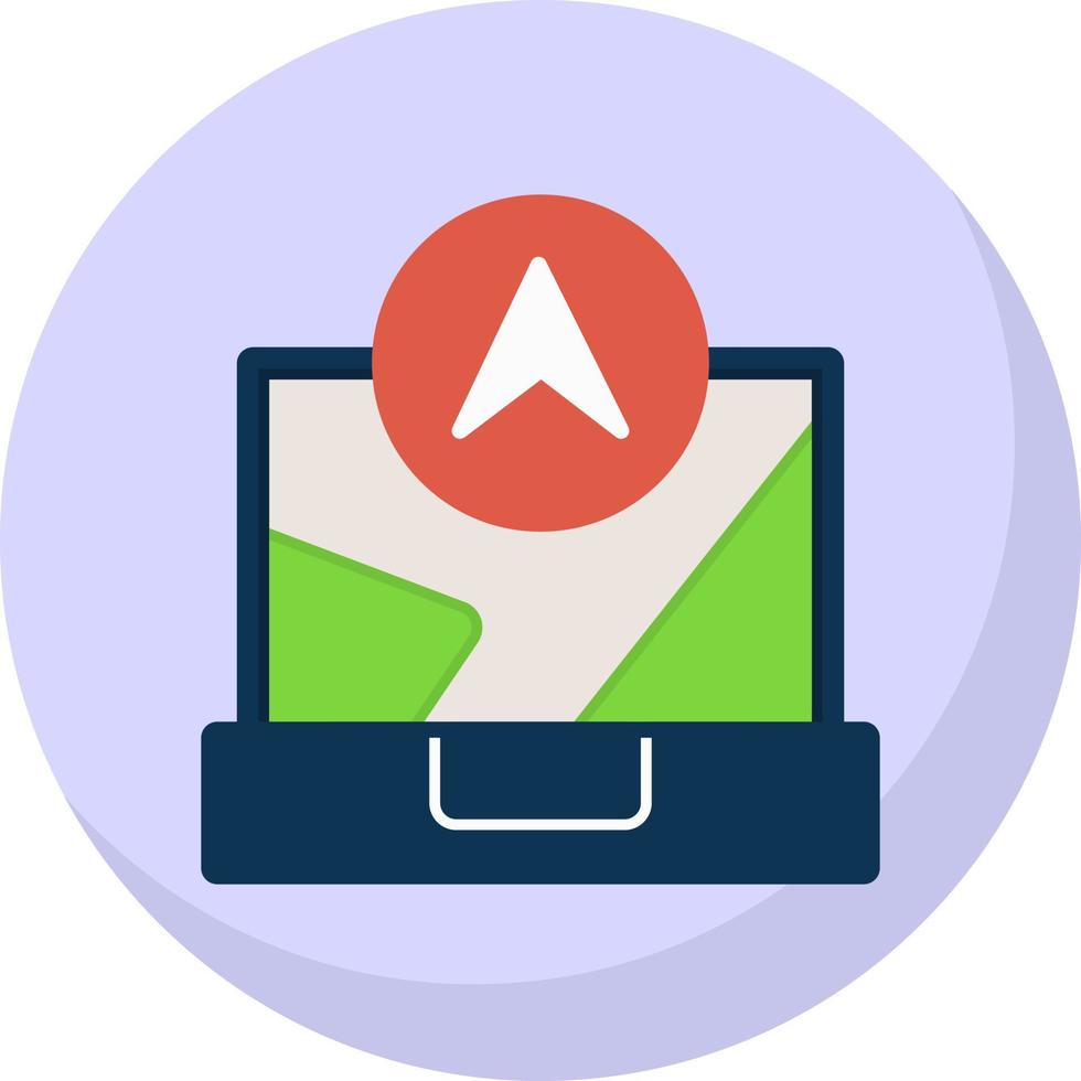 Gps Navigation Vector Icon Design 20495376 Vector Art At Vecteezy