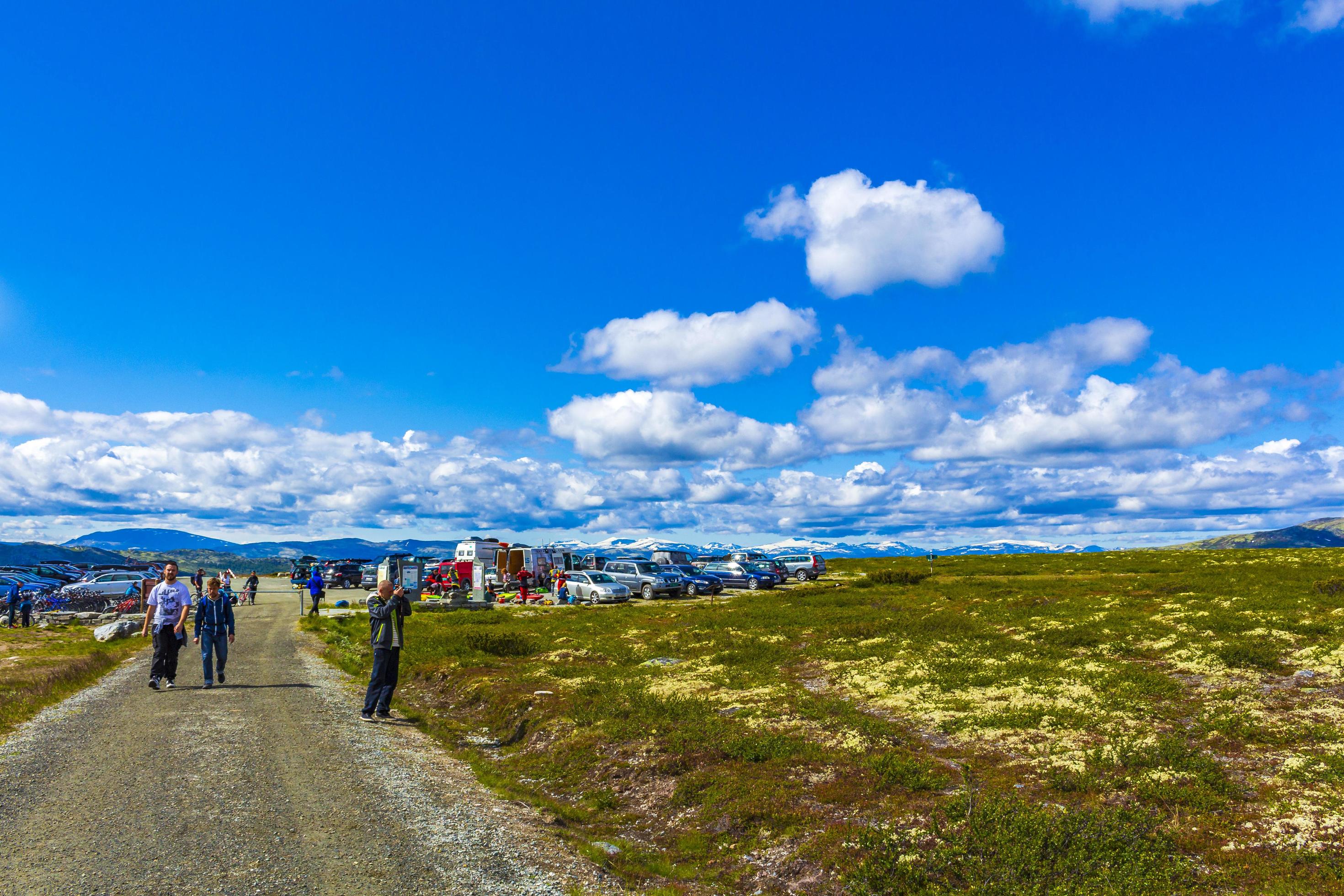 Dovre Innlandet Norway 2015 Beautiful mountain and landscape nature panorama Rondane National ...