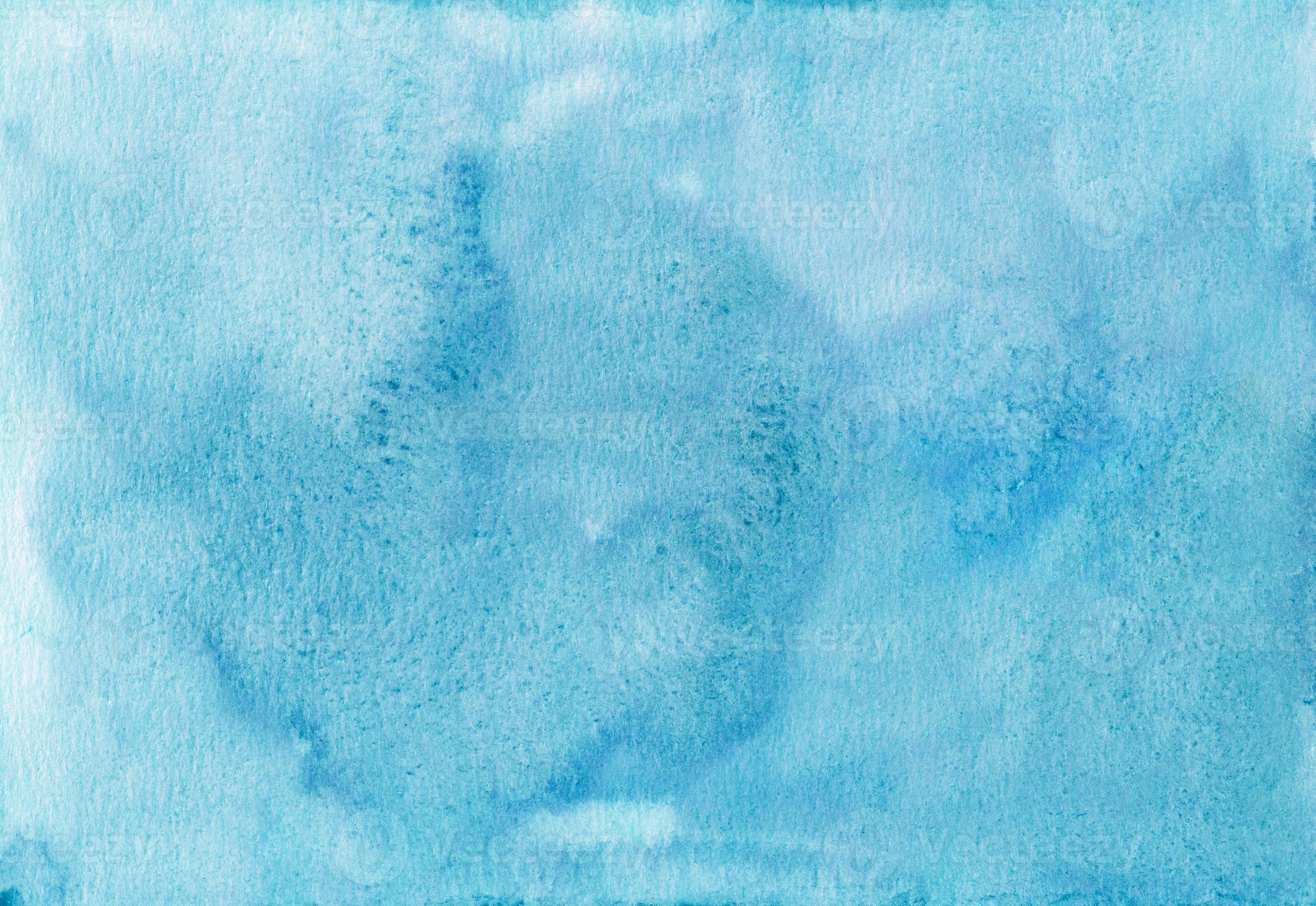 Watercolor light blue background painting texture. Vintage hand painted ...