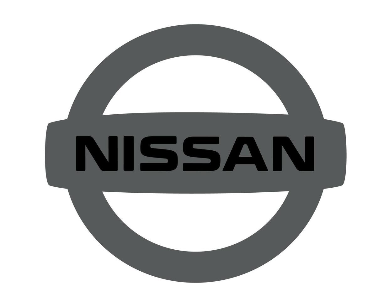 Nissan Brand Logo Symbol Gray Design Japan Car Automobile Vector nissan-brand-logo-symbol-gray-design-japan-car-automobile-vector