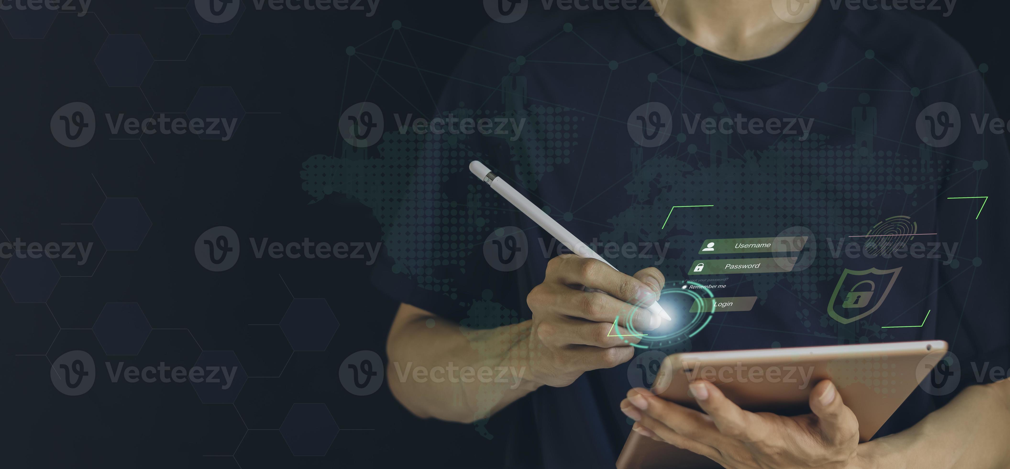 Protecting personal information by fingerprint scanning, online ...