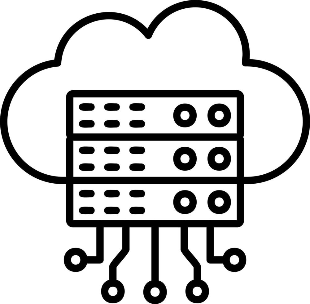 Cloud Data Vector Icon 20503340 Vector Art at Vecteezy