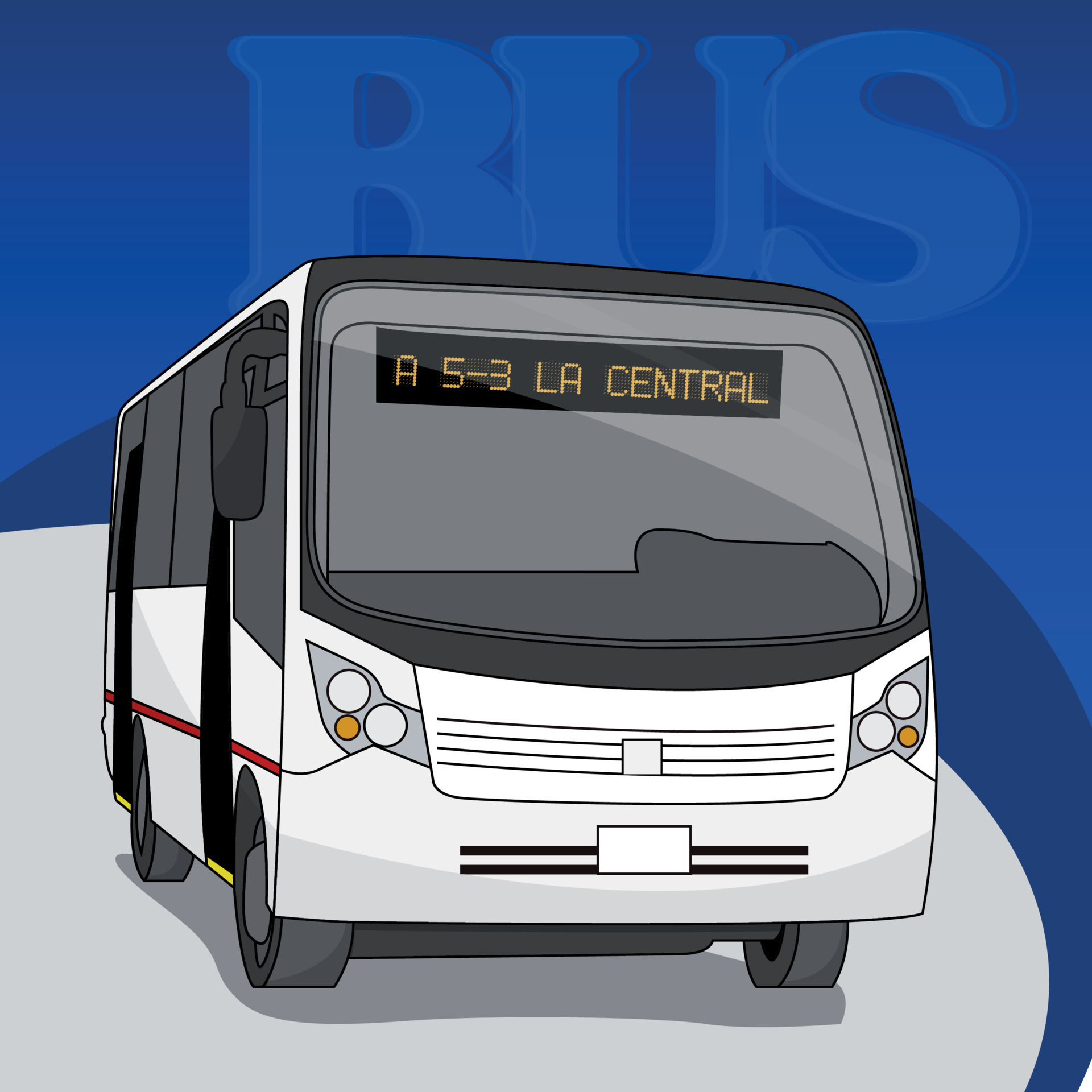 Microbus de transporte colectivo 20503408 Vector Art at Vecteezy