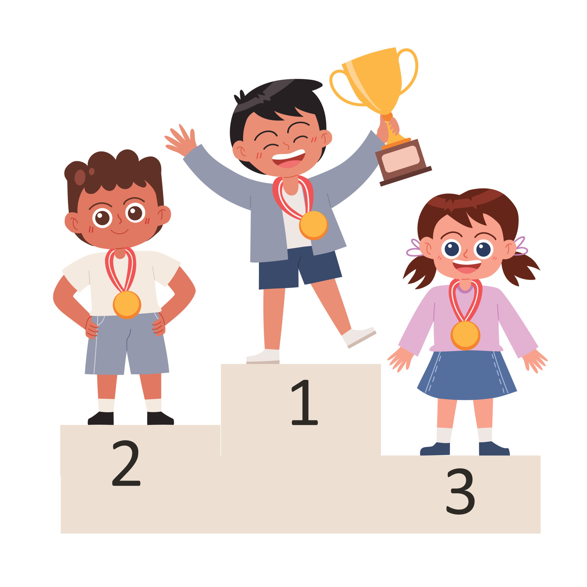kids standing on winner podium cartoon vector 20506532 Vector Art at ... kids standing on winner podium cartoon vector 20506532 Vector Art at ...