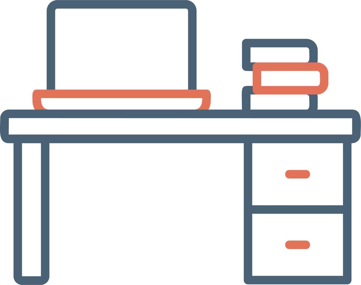 Office Desk Vector Icon 20510825 Vector Art at Vecteezy