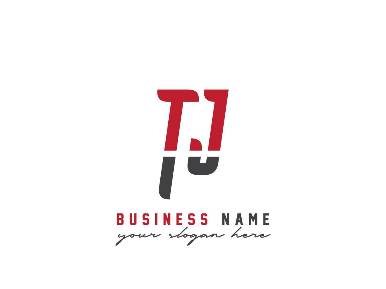 vistoso tj logo icono, minimalista tj logo letra diseño 20513979 Vector en Vecteezy