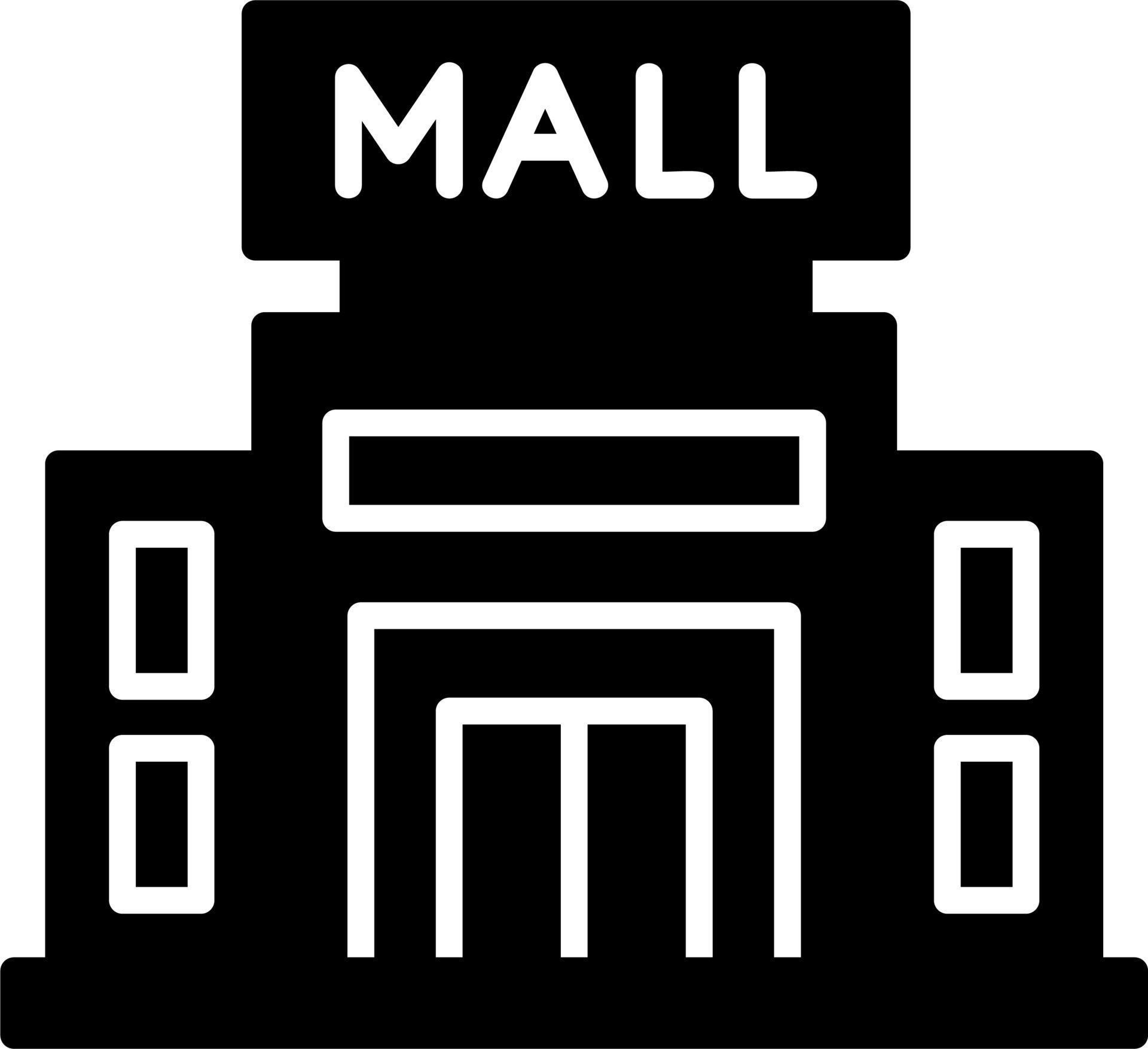 Shopping Mall Vector Icon 20516232 Vector Art at Vecteezy