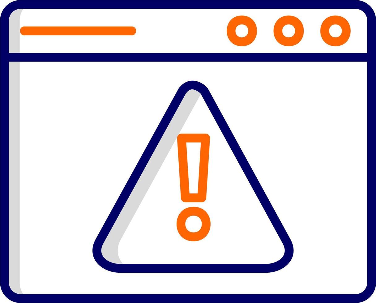 Web Warning Vector Icon 20517367 Vector Art at Vecteezy