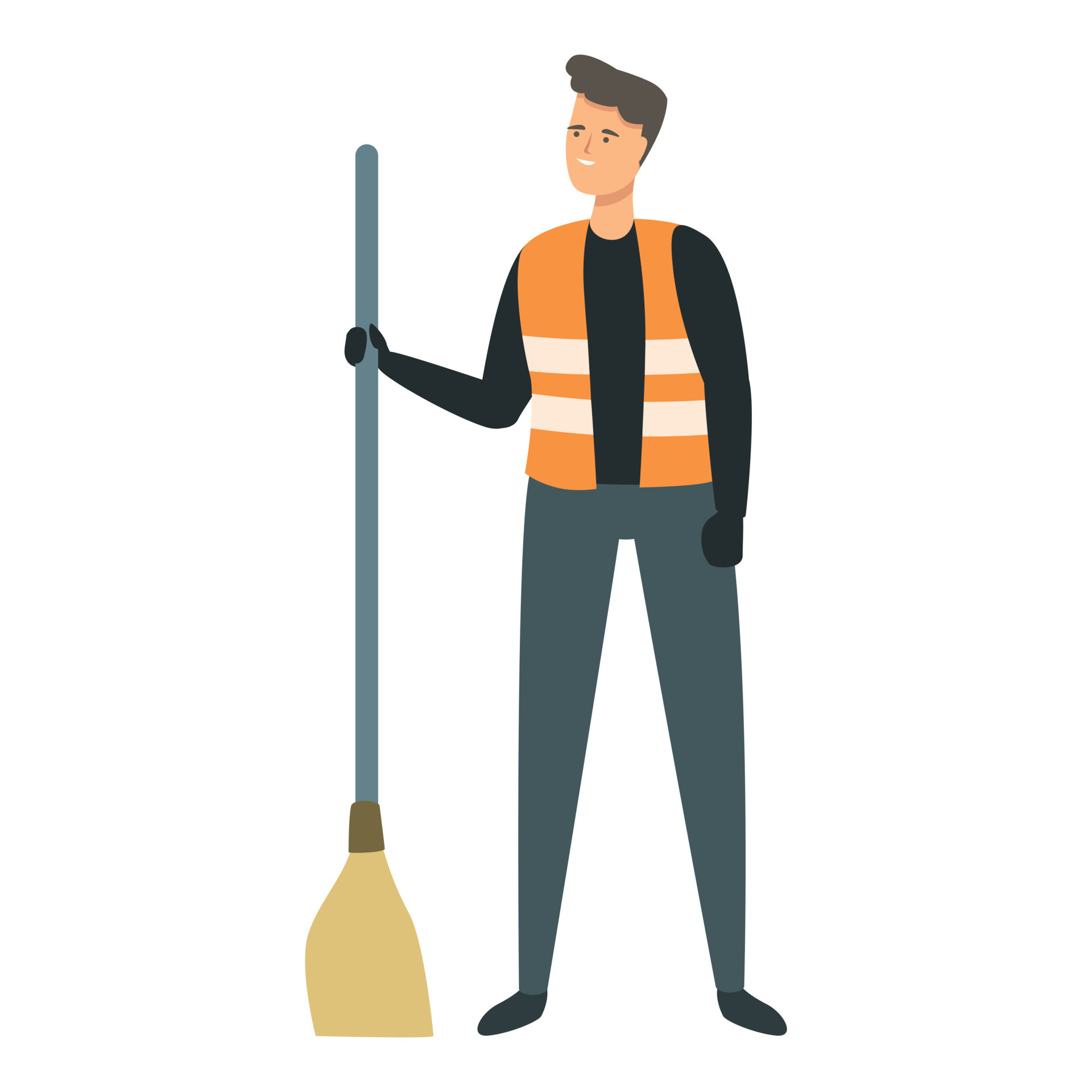 Man street cleaner icon cartoon vector. Garbage worker 20522415 Vector ... Man street cleaner icon cartoon vector. Garbage worker 20522415 Vector ...