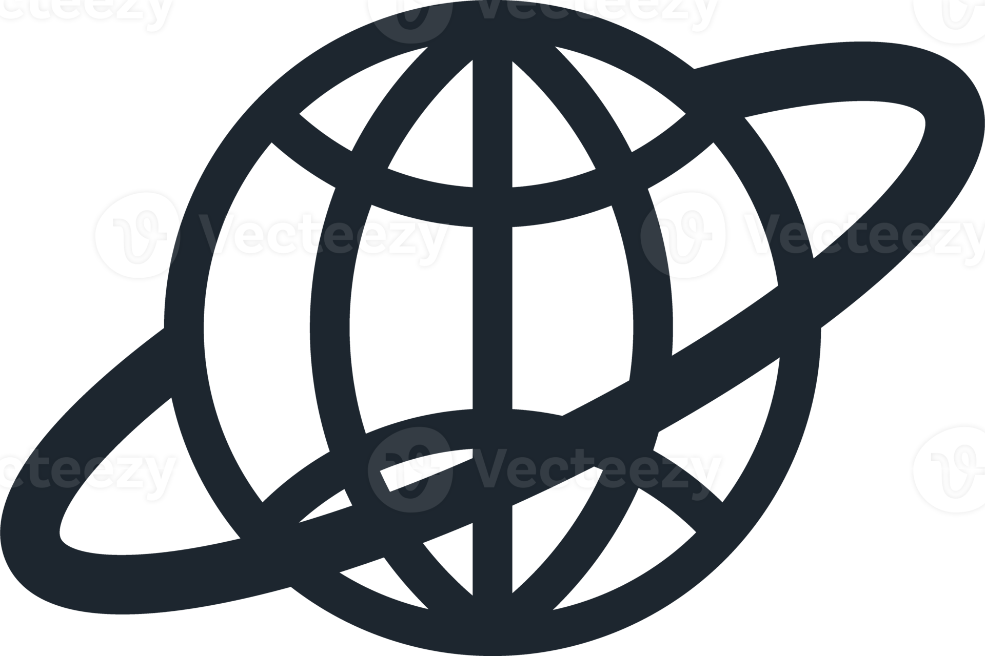 Globe icon with a ring surrounded. 20522564 PNG Globe icon with a ring surrounded. 20522564 PNG