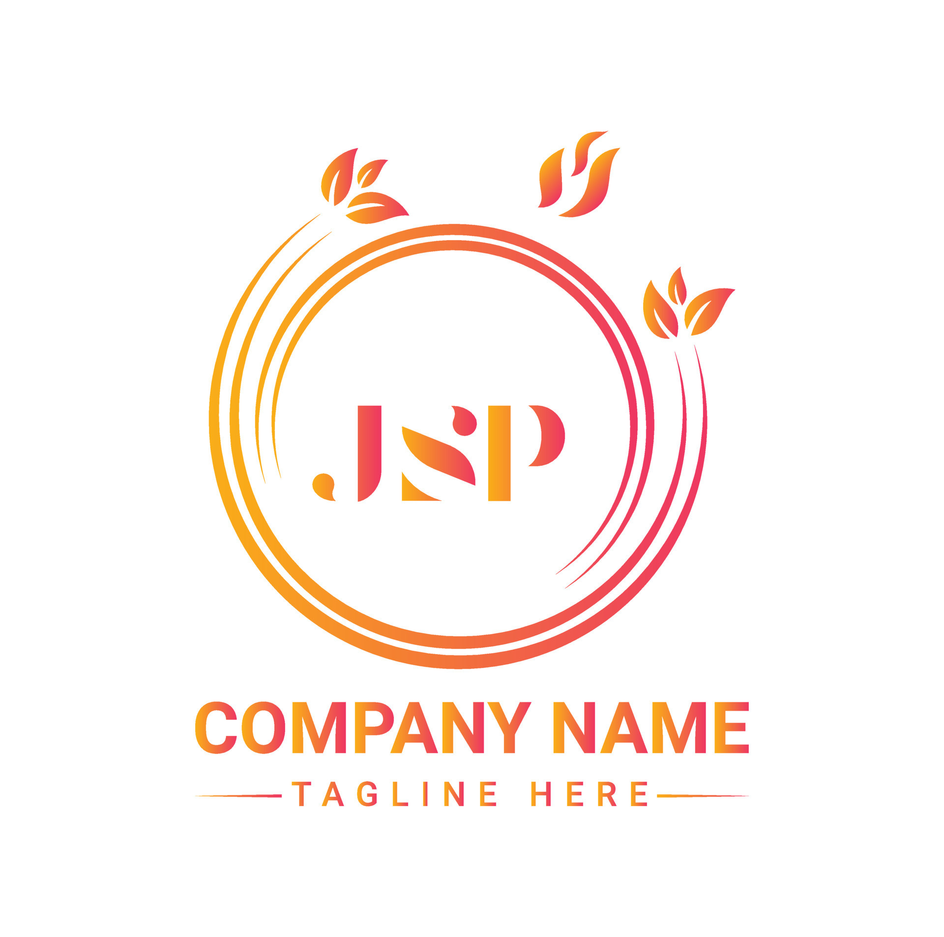 Jsp Letra Logo Diseño Jsp Vector Logo Jsp Con Forma Jsp Modelo Con Pareo Color Jsp Logo