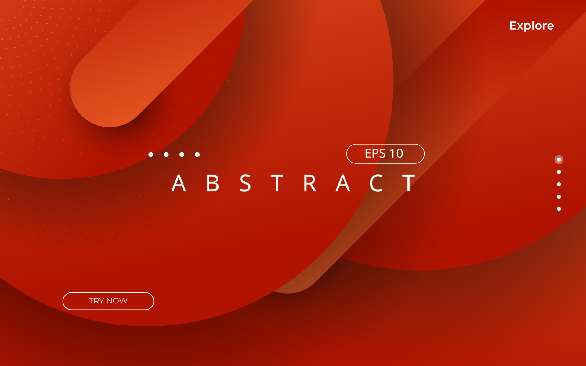 Minimal Abstract Orange Circle Color Shape Overlap Layers Geometric Dynamic Background Eps10