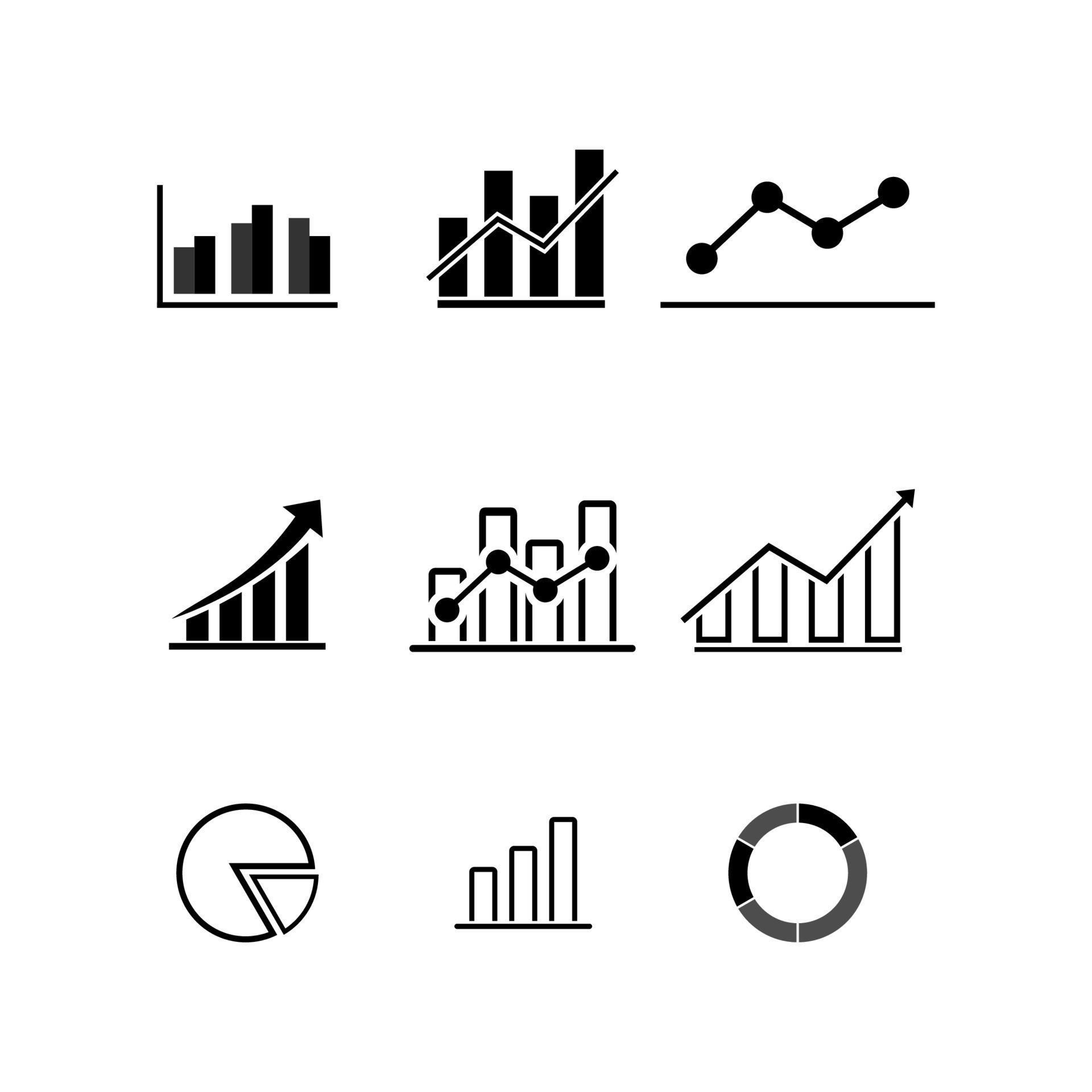Simple set of diagram and graphs vector icons 20526729 Vector Art at ...