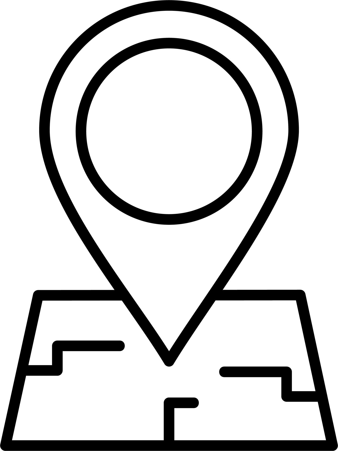 Map Pin Vector Icon 20527698 Vector Art At Vecteezy