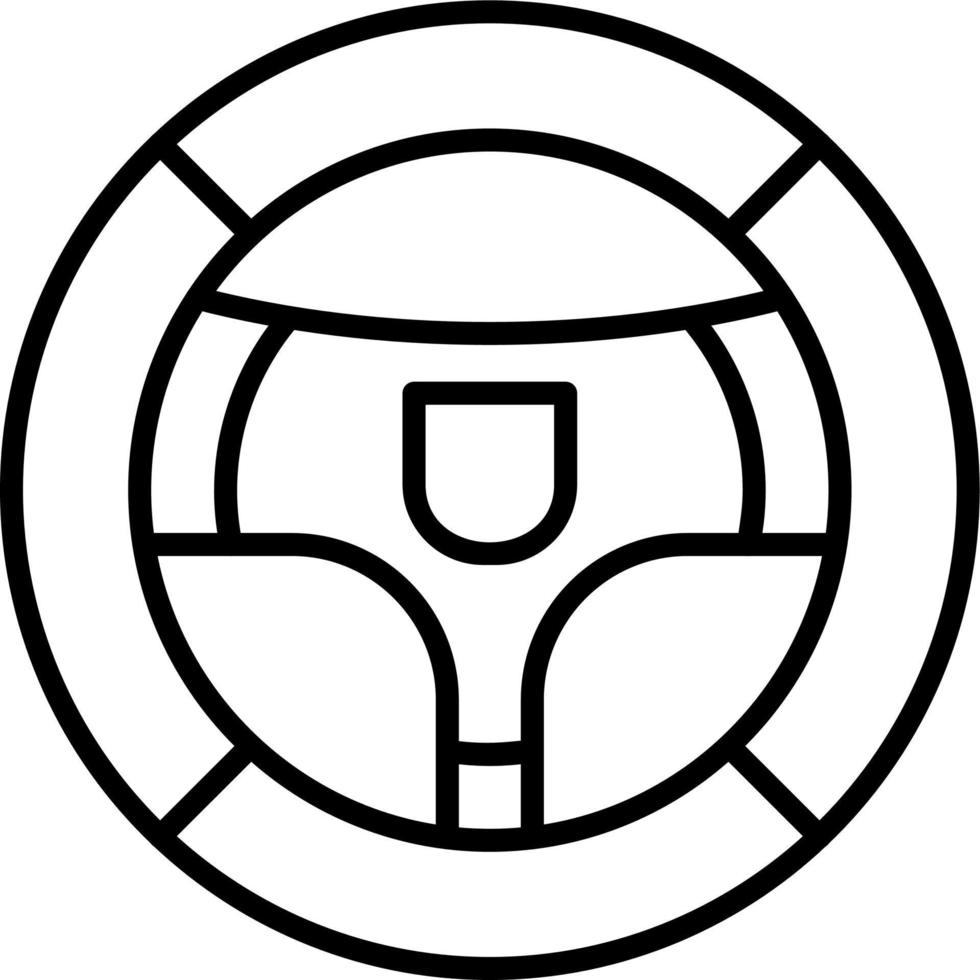 Steering Wheel Vector Icon 20527762 Vector Art at Vecteezy