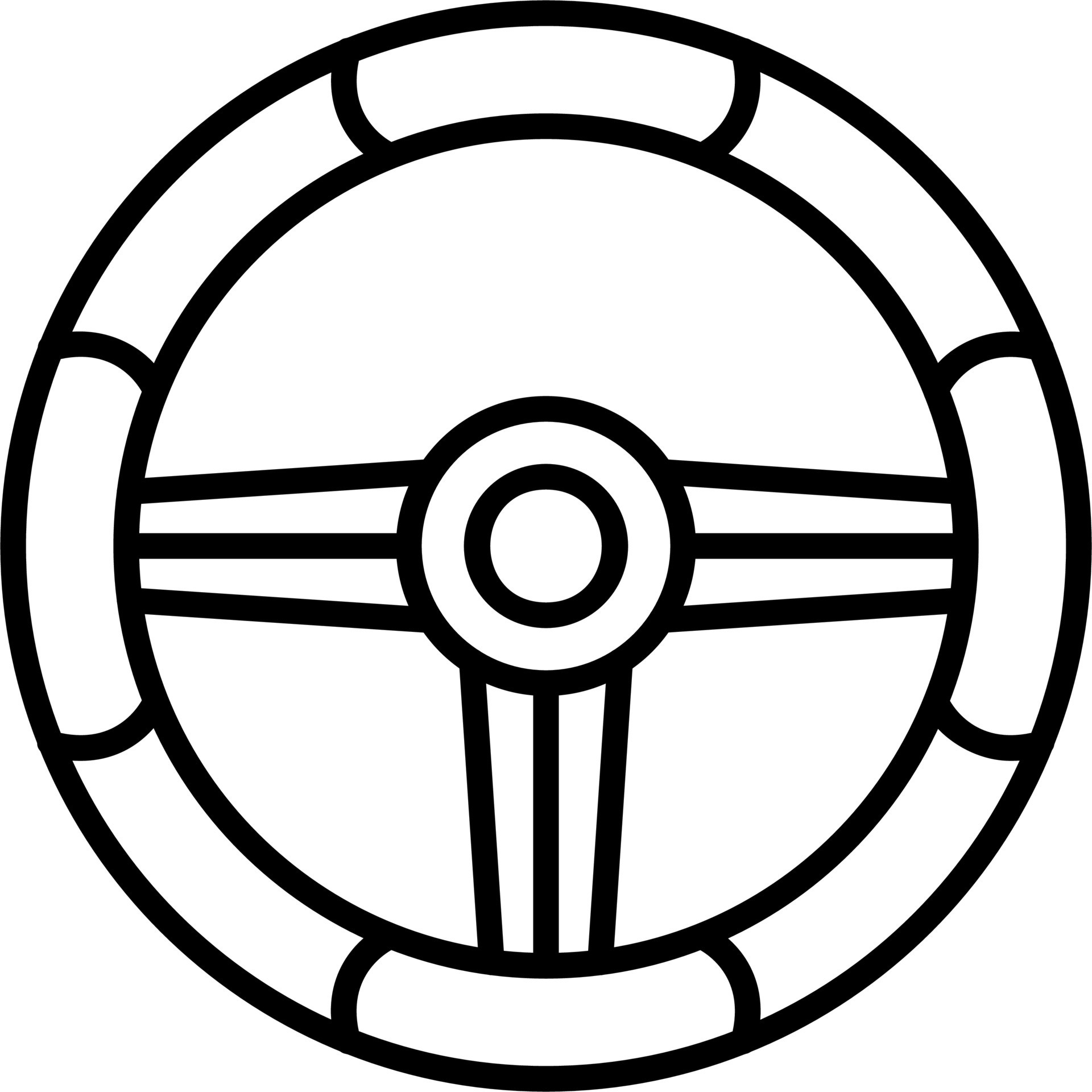 Steering Wheel Vector Icon 20527831 Vector Art at Vecteezy