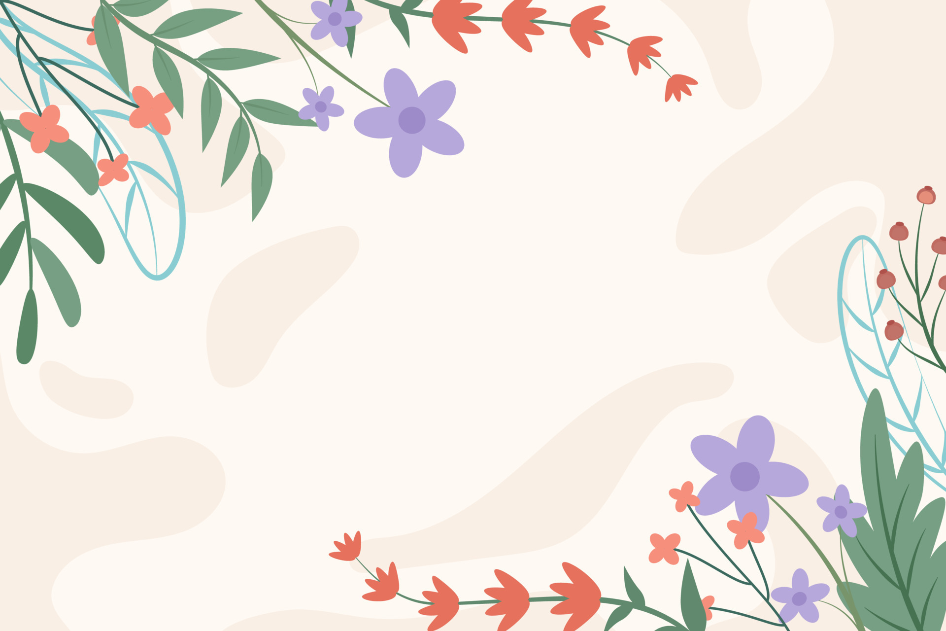 Beautiful spring background with hand drawn flowers 20533020 Vector Art ... Beautiful spring background with hand drawn flowers 20533020 Vector Art ...