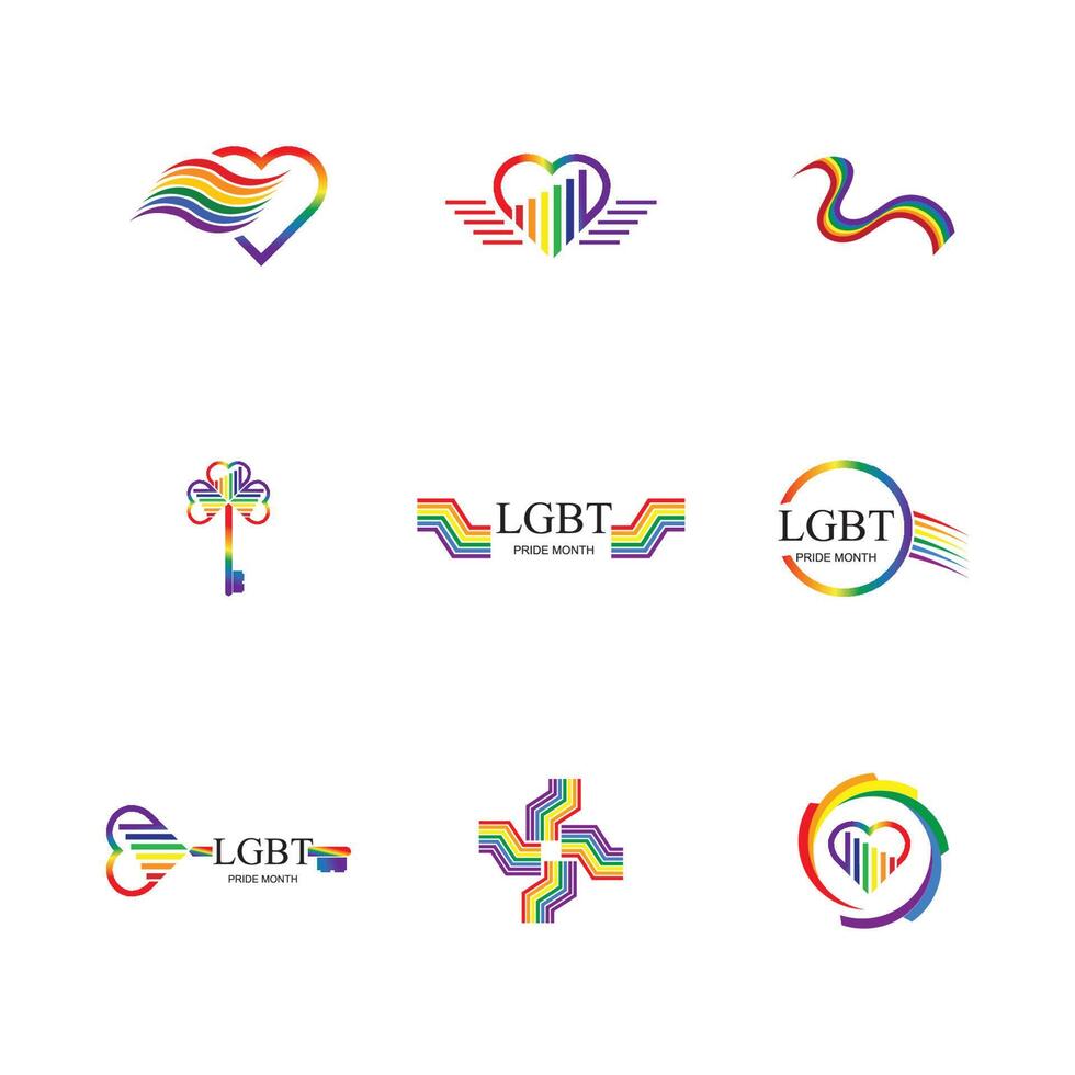 lgbt logo and symbol 20534444 Vector Art at Vecteezy