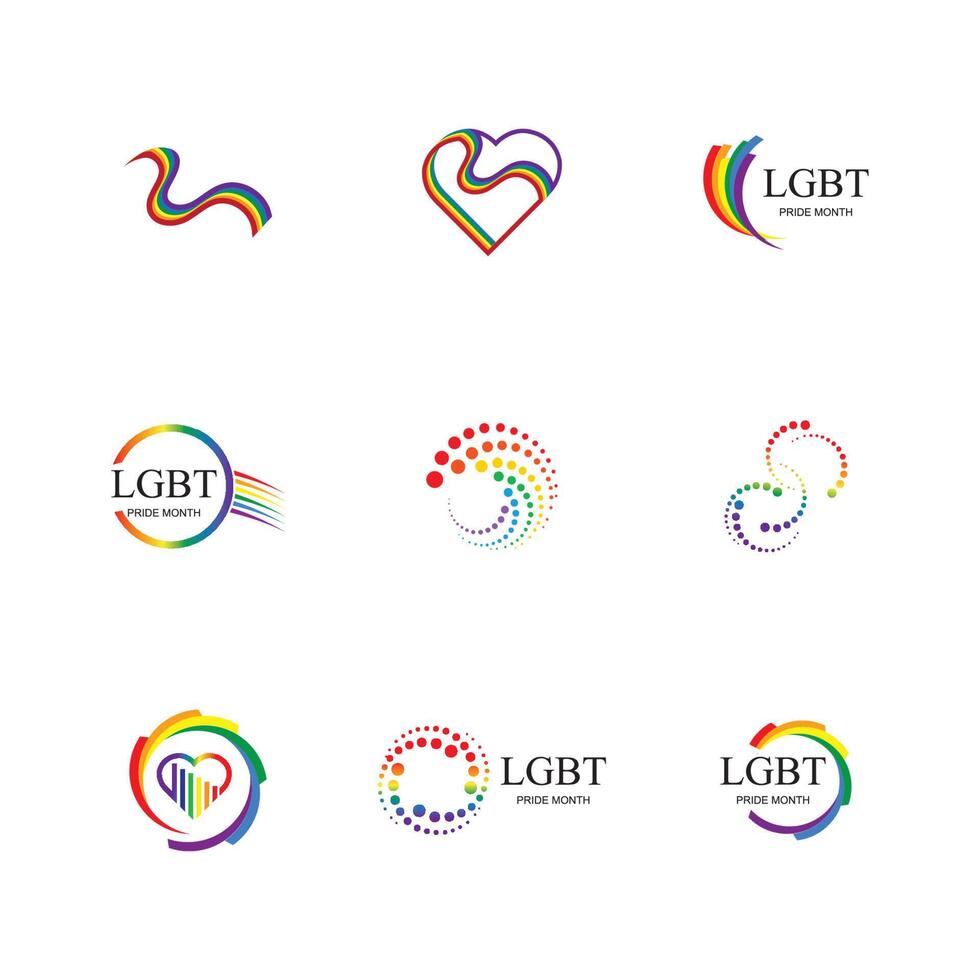 lgbt logo and symbol 20534456 Vector Art at Vecteezy