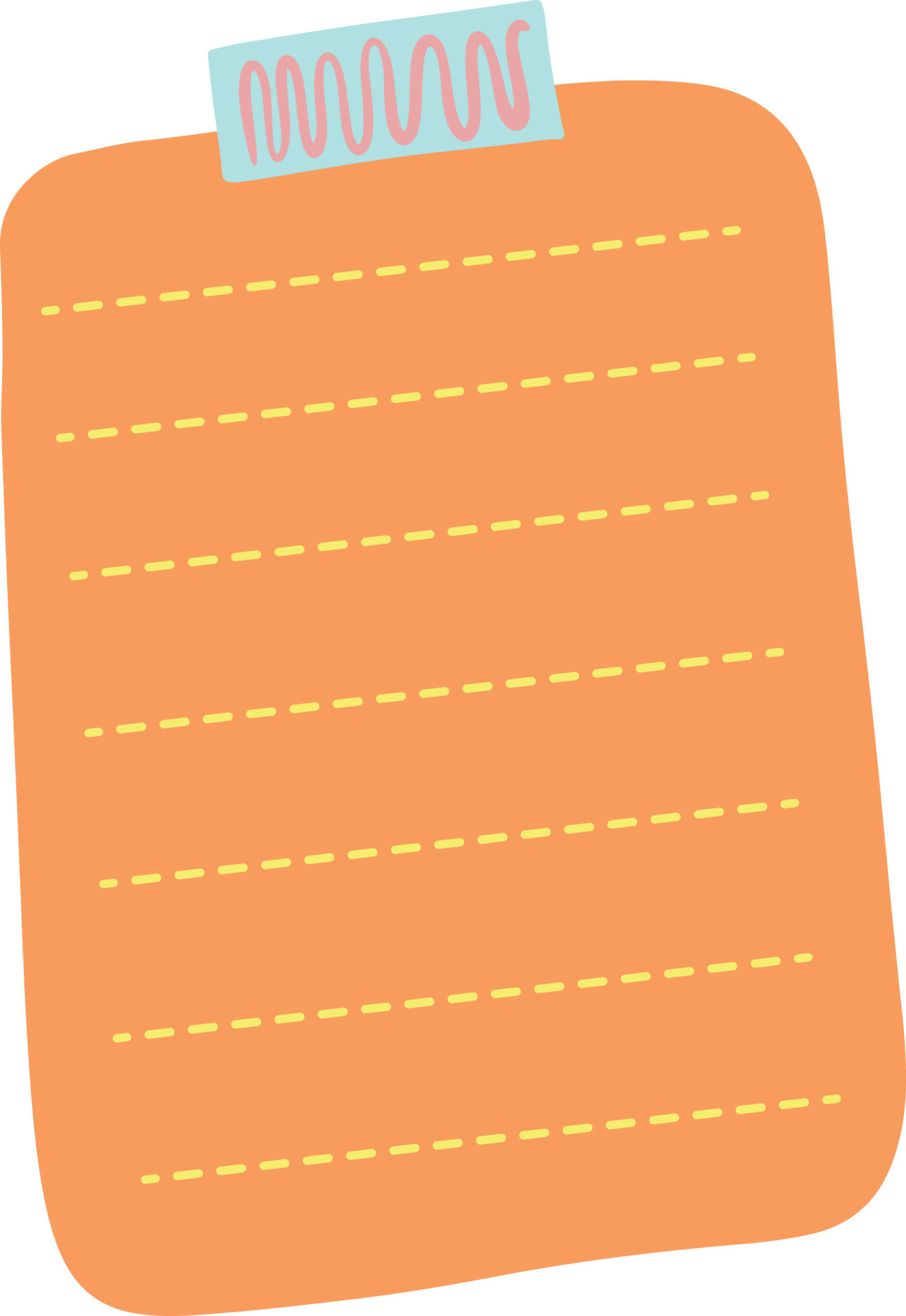 Cute Sticky Note Illustration 20534642 Vector Art At Vecteezy
